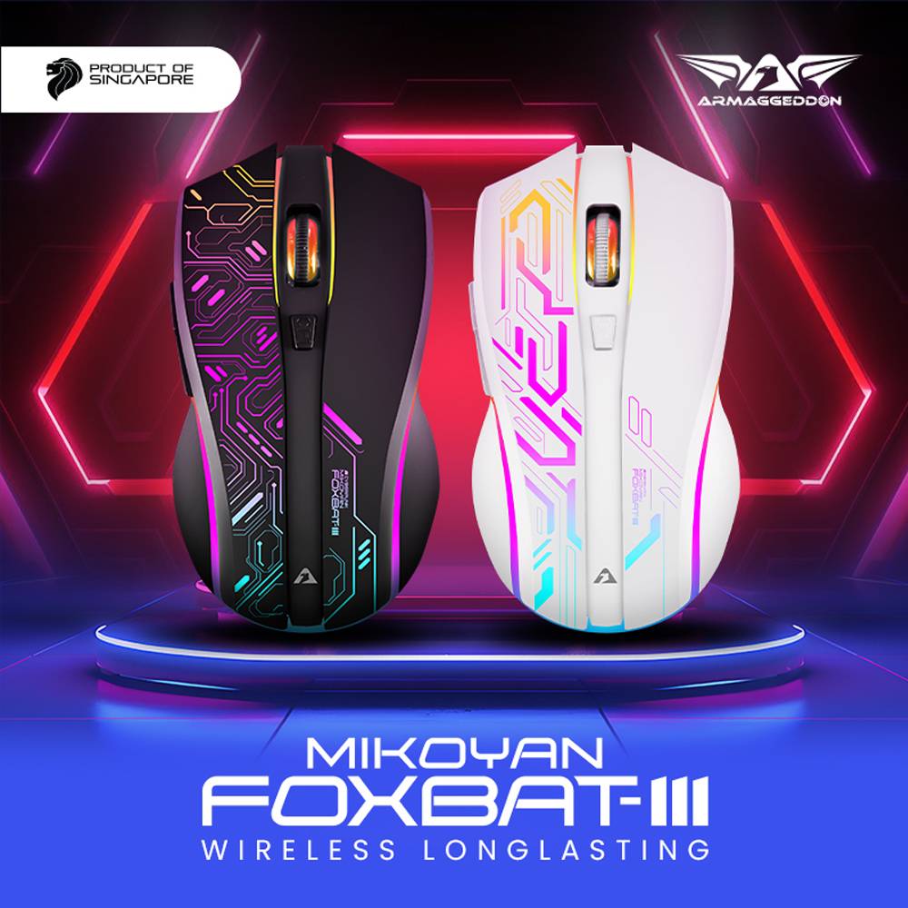 Armaggeddon Mikoyan Foxbat 3 Wireless Gaming Mouse | 10000 CPI | 7 ...