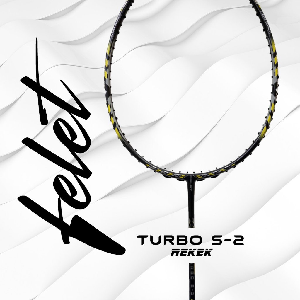 FELET Turbo S2 Yellow Badminton Racket Raket Badminton Original FELET ...