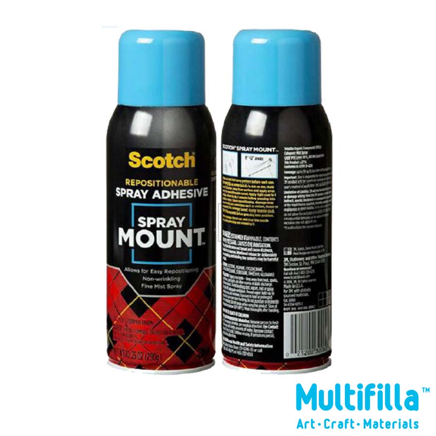 6065 Scotch 3M Spray Mount Artist’s Adhesive 290g - Repositionable ...
