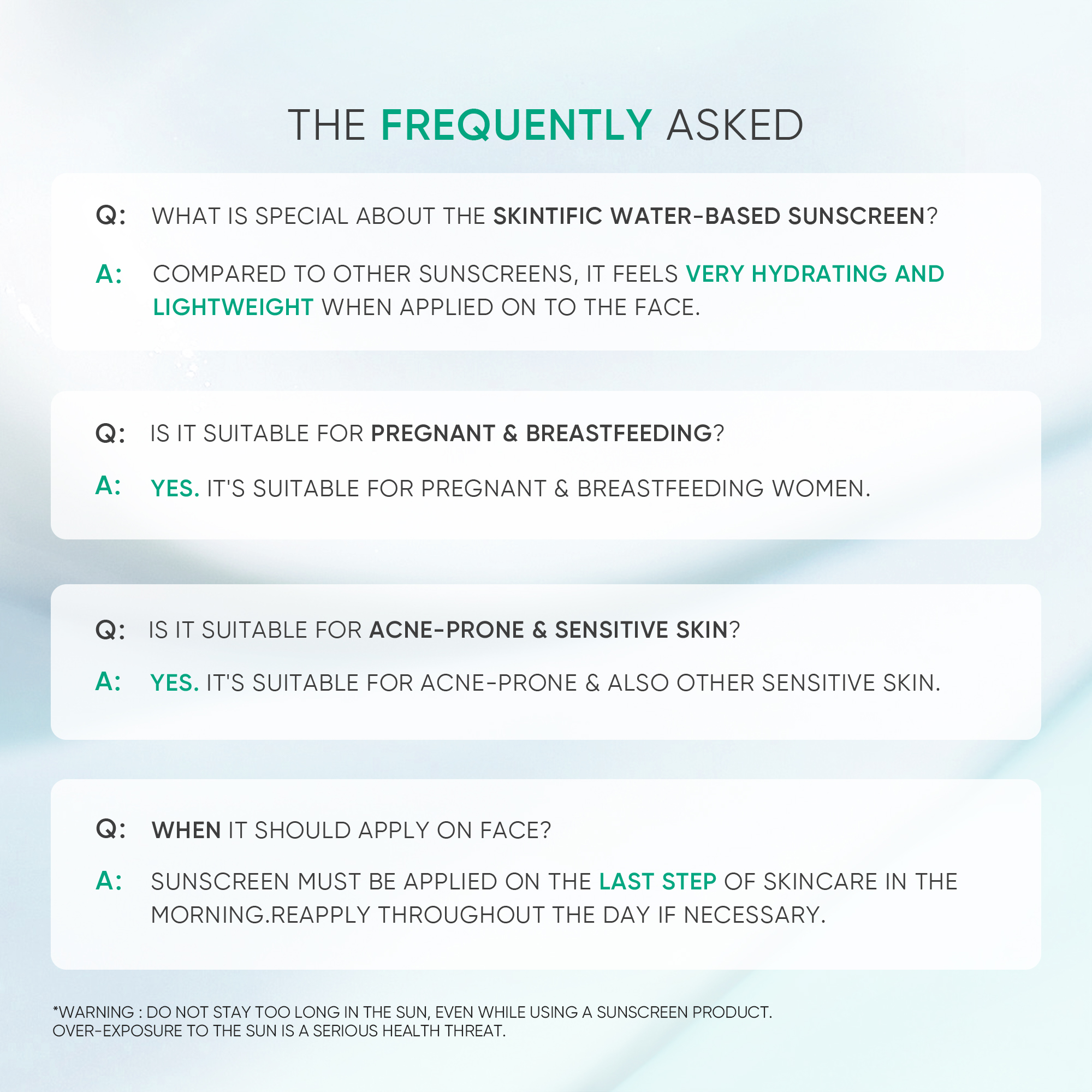 SKINTIFIC Aqua Light Daily Sunscreen SPF35PA+++ Non-sticky Lightweight ...