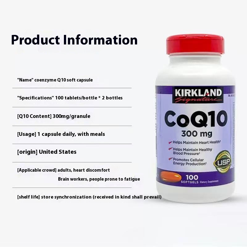 【EPX-2027】Kirkland CoQ10 300mg｜Coenzyme Q10 Tinggi｜Sokong Jantung ...