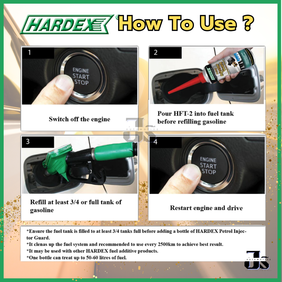 HARDEX Petrol Injector Guard / Fuel Injector Cleaner 188ml HFT-2 (100% ...