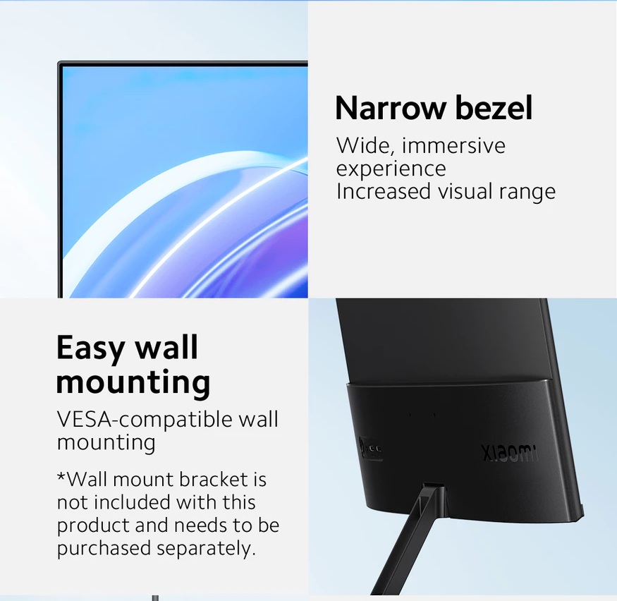 [MY Set] Xiaomi A24i / A27i / A27Qi Monitor | FHD IPS Panel | 100Hz ...