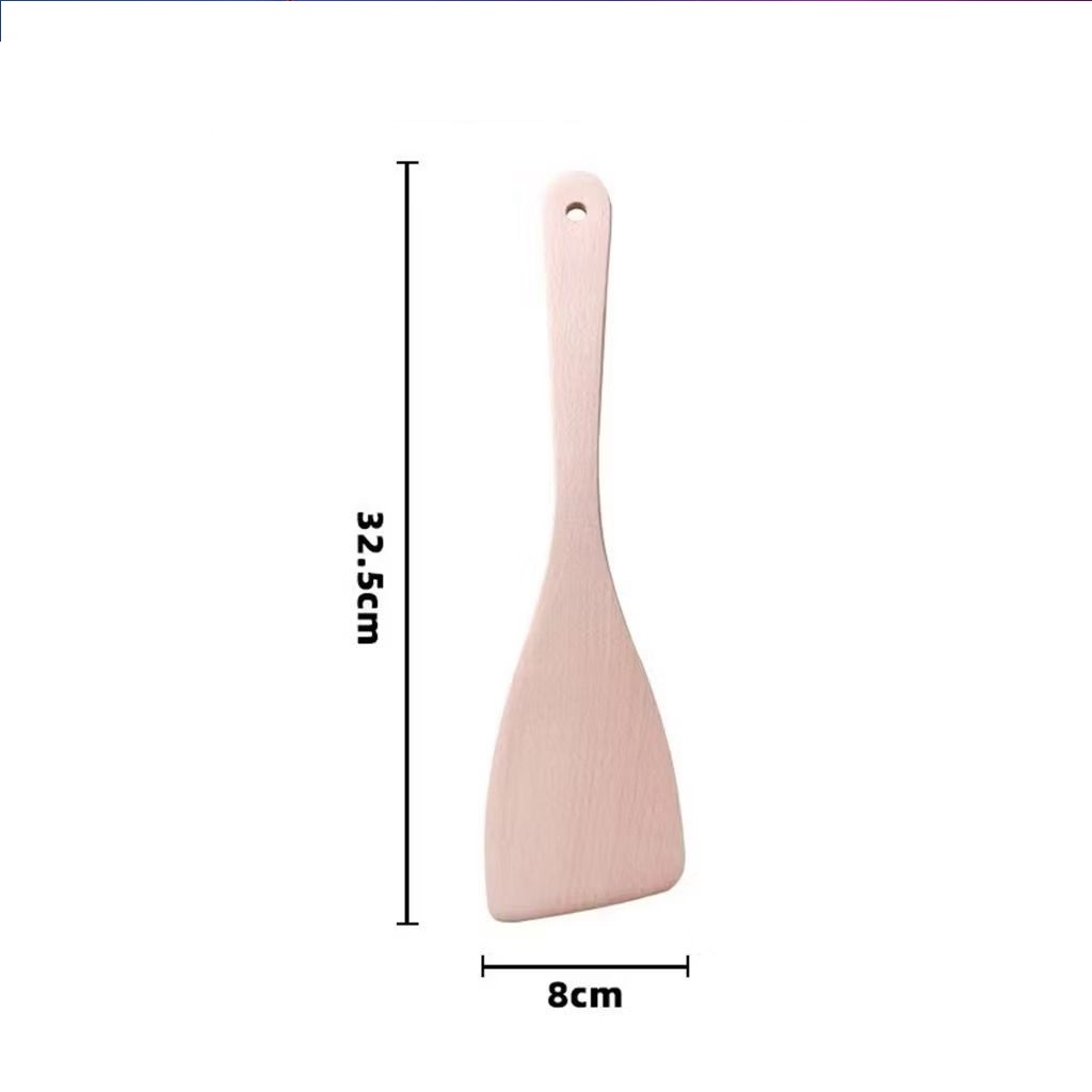 Senduk Kayu Tahan Panas – Alat Memasak Kayu Semula Jadi/Heat Resistant ...