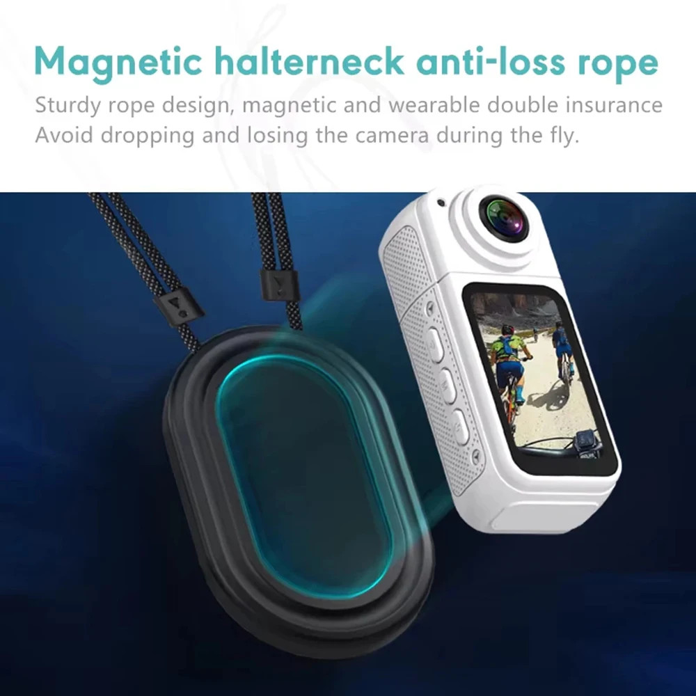 4K Mini Wifi Action Camera Dash Action Moto Professional Cat 2.7K Small ...