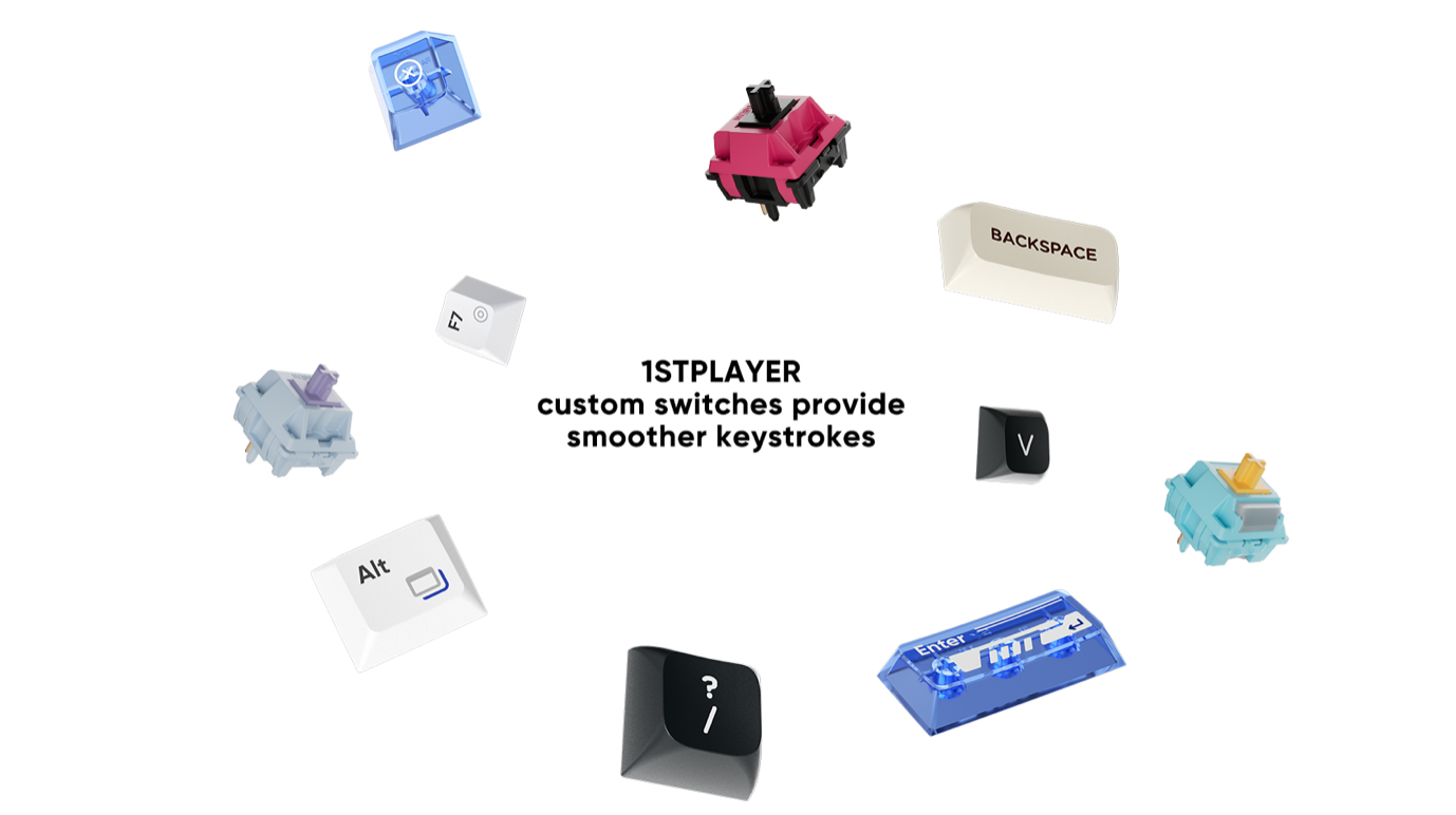 1stplayer NEO87 Rome Mechanical Gaming Keyboard | Shopee Malaysia