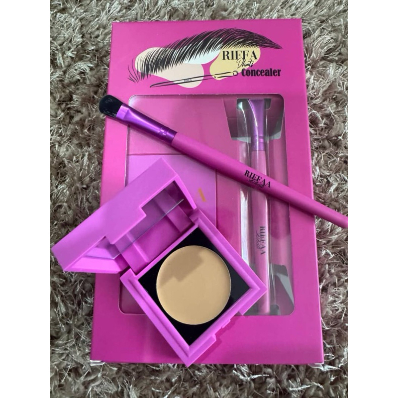 New Riffaa Concealer Free Brush Mua Bellaz Riffa Original HQ | Shopee ...
