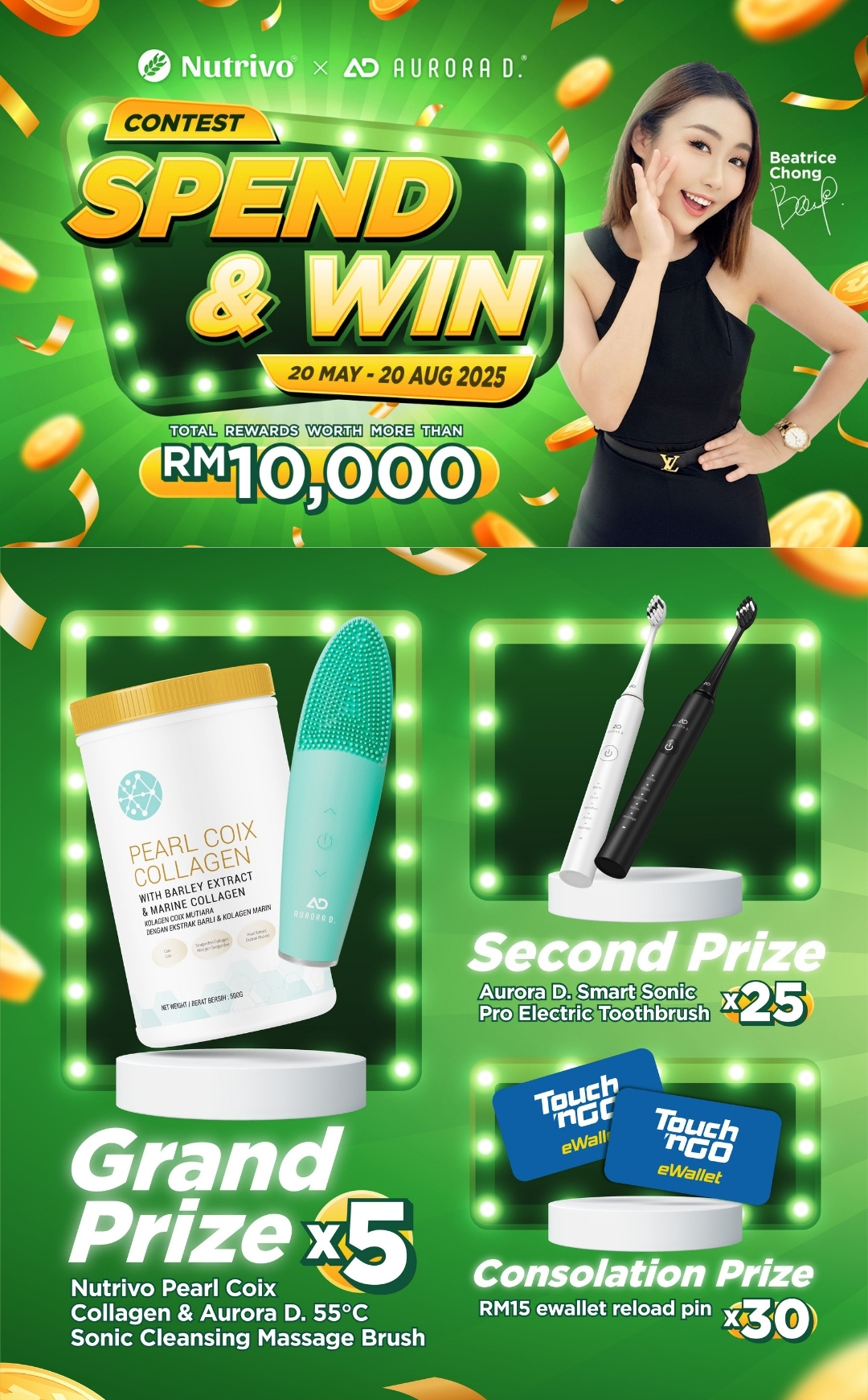 Nutrivo Luscious Coffee Arabica with Sacha Inchi & Organic Oat 25g x ...