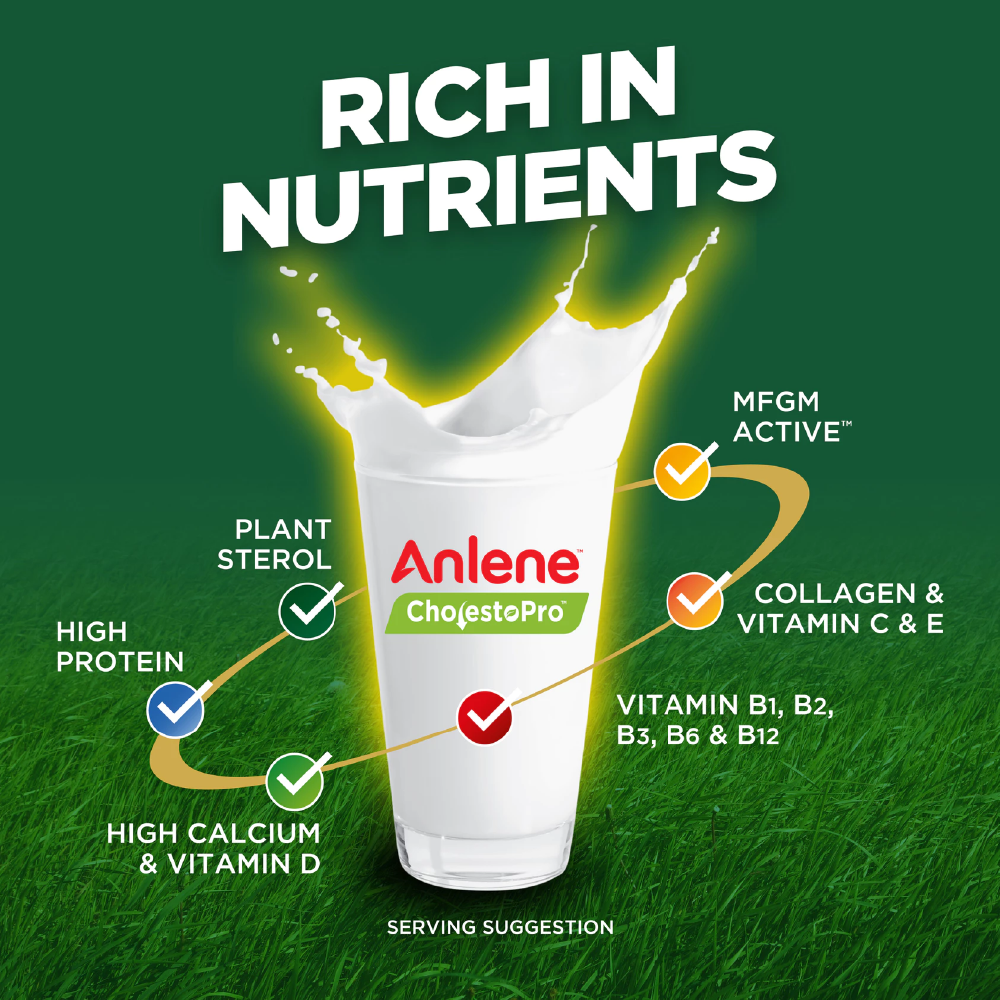 Anlene Gold 5X CholestoPro Adult Milk Formula Powder 480g X12 (1 Carton ...