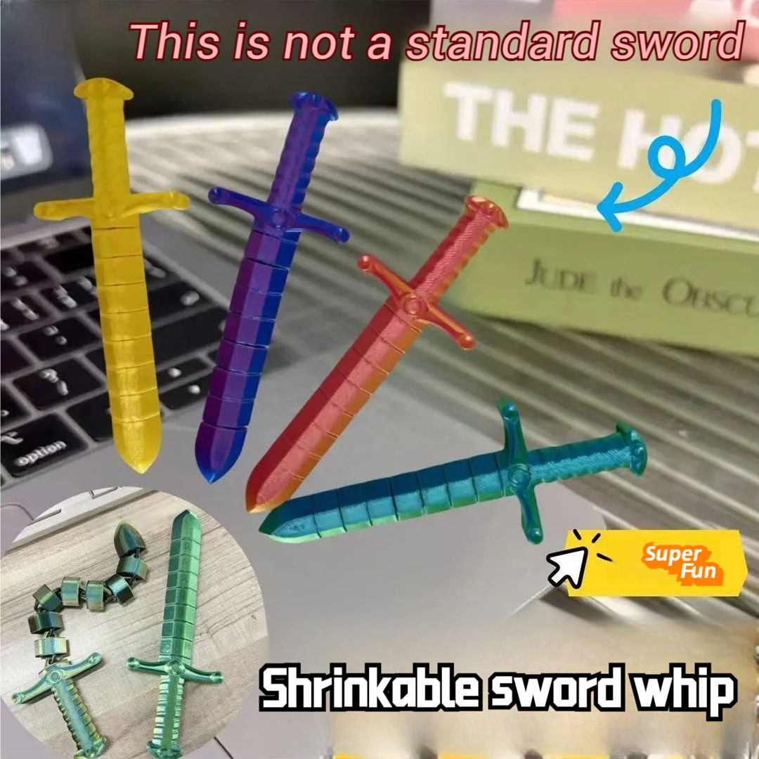 3D printed sword whip creative sword whip telescopic toy hot new sword ...