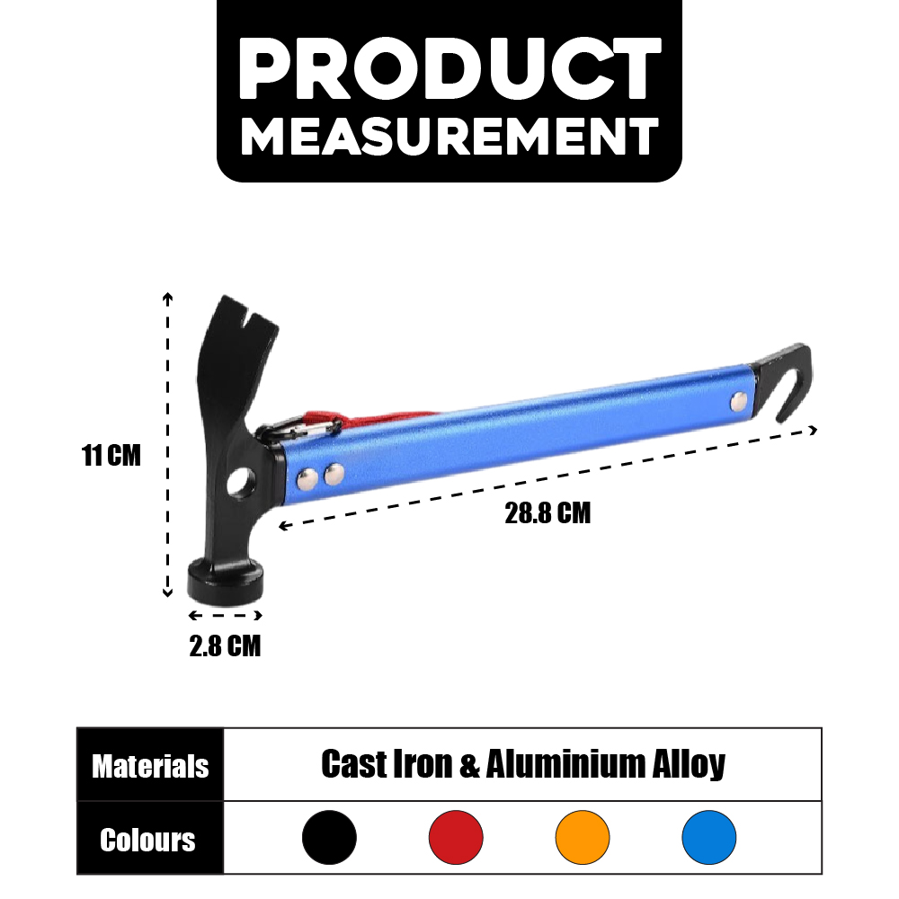 Multifunction Camping Hammer Camping Peg Hammer Tent Hammer Tukul ...
