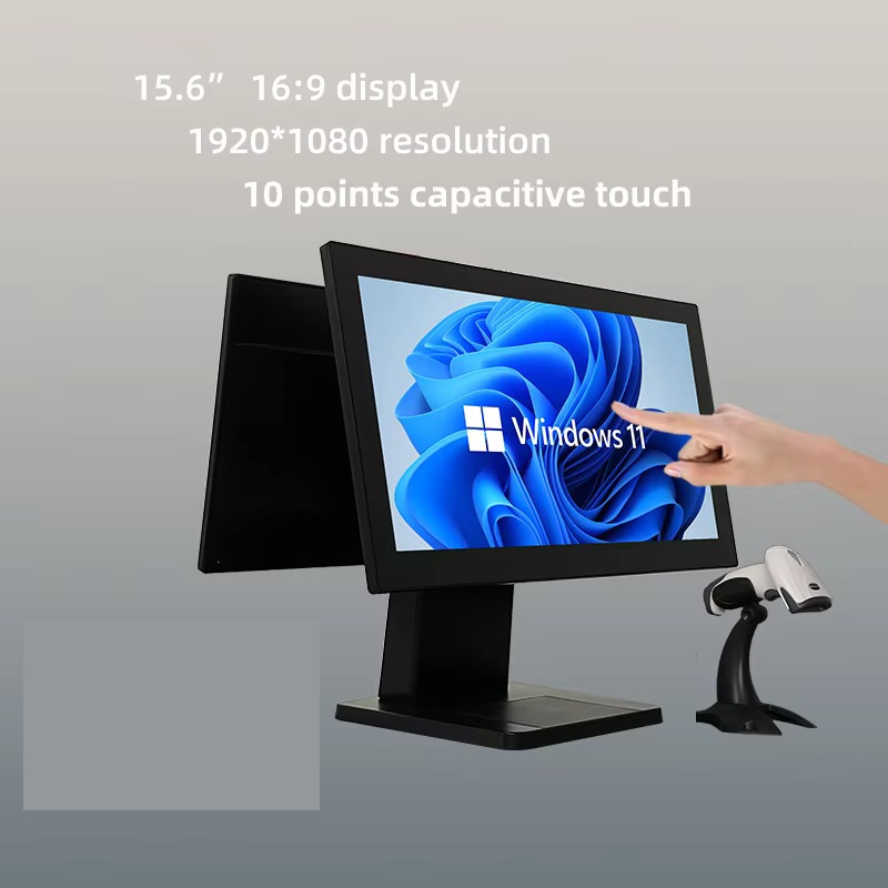 EZCTECH 1502H i5 7th WINDOWS 11 DUALSCREEN POS SYSTEM TERMINAL | Shopee ...
