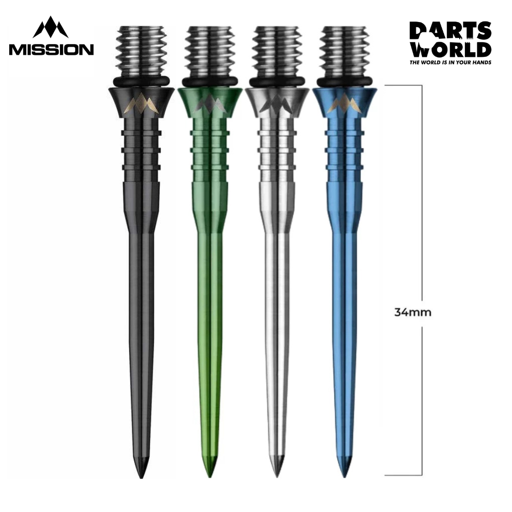 🔥READY STOCK🔥MISSION TITAN PRO TITANIUM CONVERSION POINT BLACK - GROOVED | Shopee Malaysia