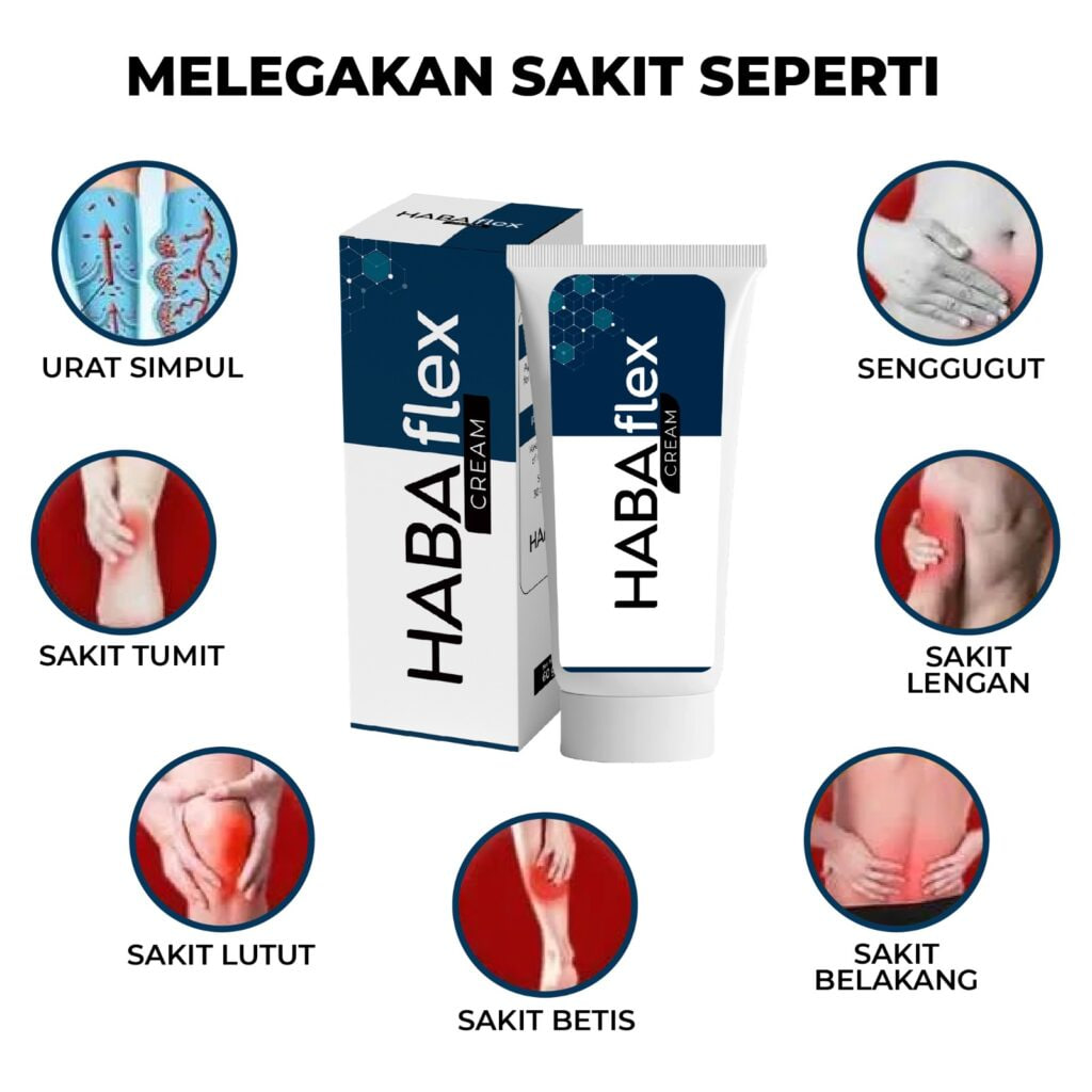 Habaflex Cream Haba Flex Krim Hot Cream for Knee , Heel, Varicose Veins ...
