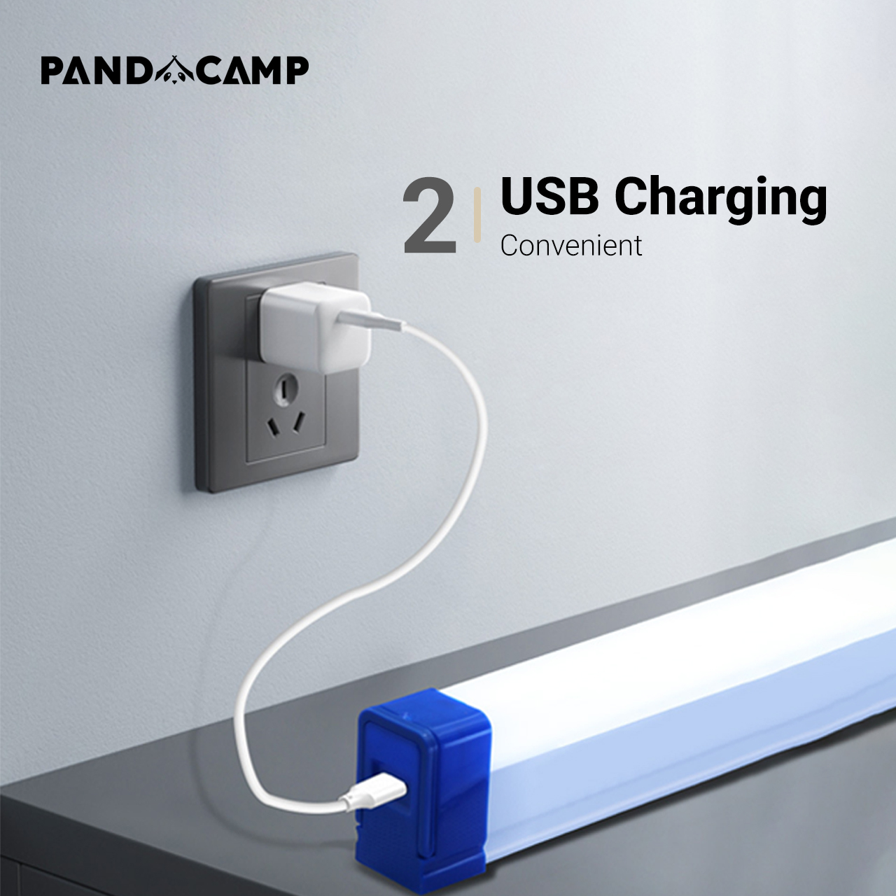 Rechargeable USB LED Tube Emergency Light Magnetic Outdoor LED Lamp Lampu Kecemasan Khemah ...