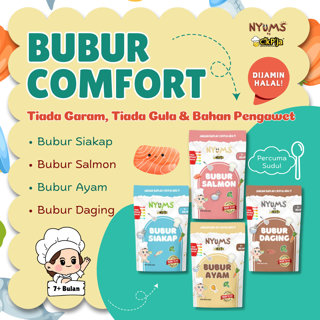 CIK PIJA BABY FOOD Ready To Eat Bubur Baby Makanan Bayi 6 7 8 9 10 ...