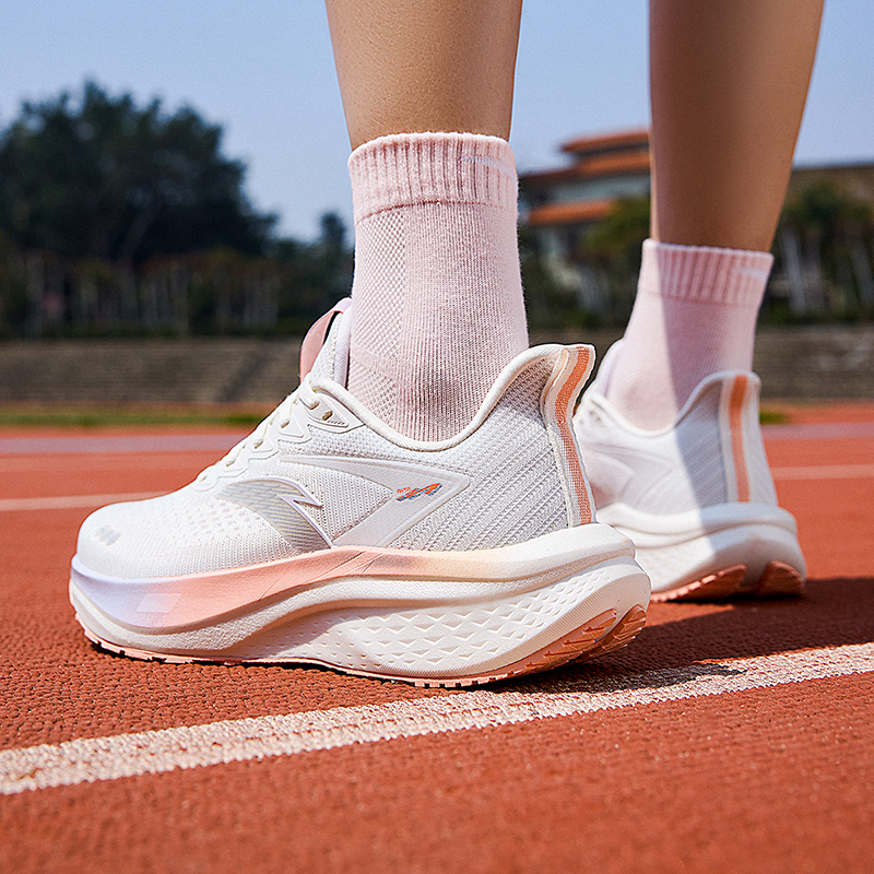 ANTA Women MACH 5SE Running Shoes 1225B5582-2 -White/Purple | Shopee ...