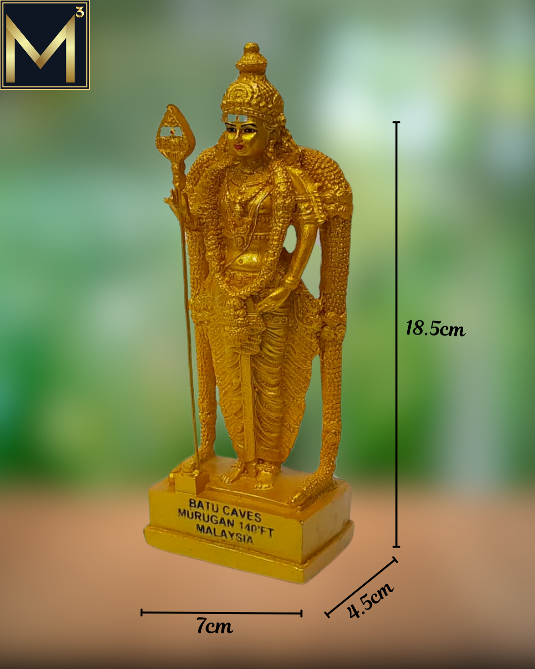 Golden Murugan Statue/Gift/Decorative/Souvenir/Prayer | Shopee Malaysia