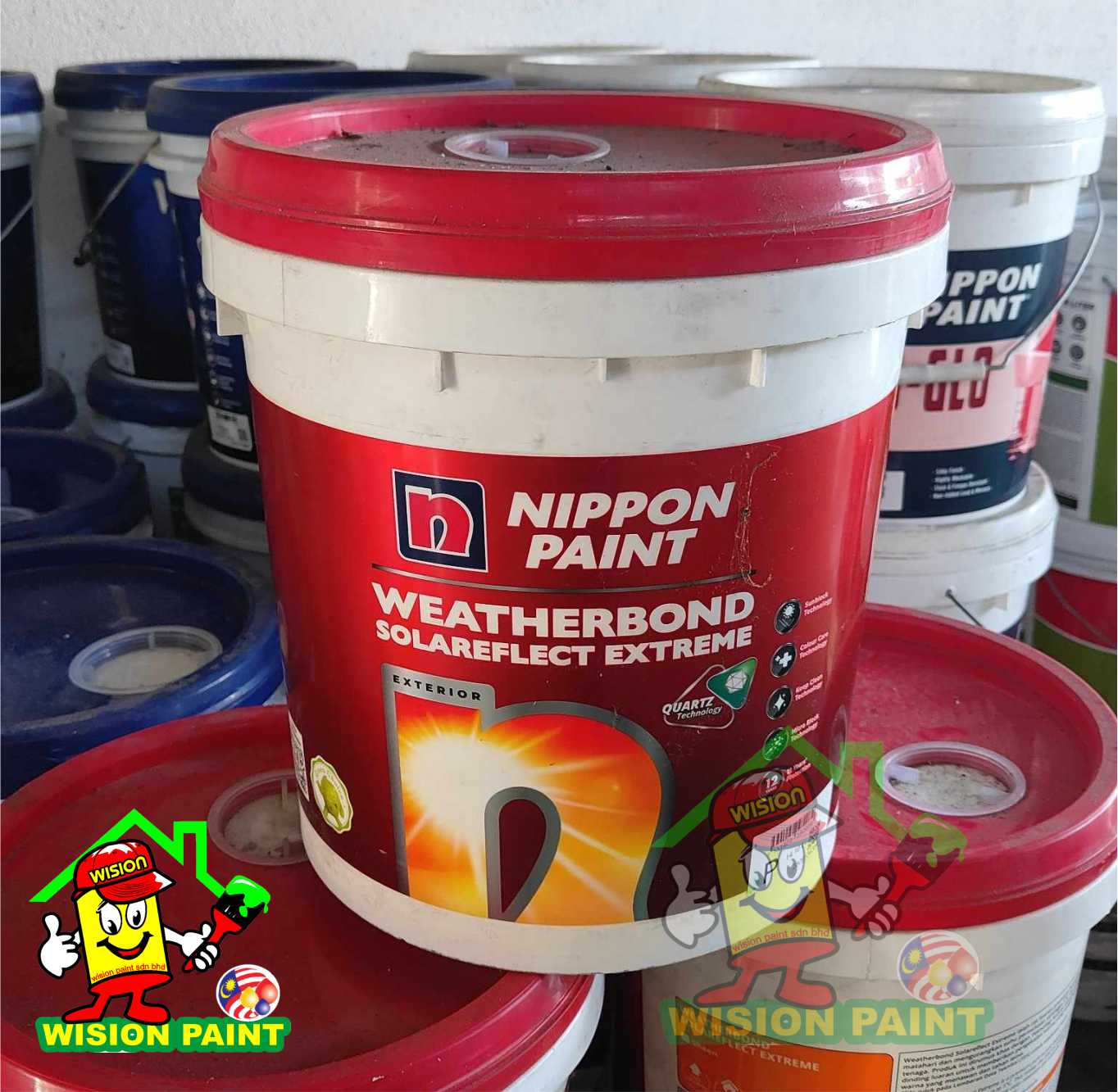 15L NIPPON PAINT Weatherbond Solareflect 15L Exterior Paint (12 Years ...