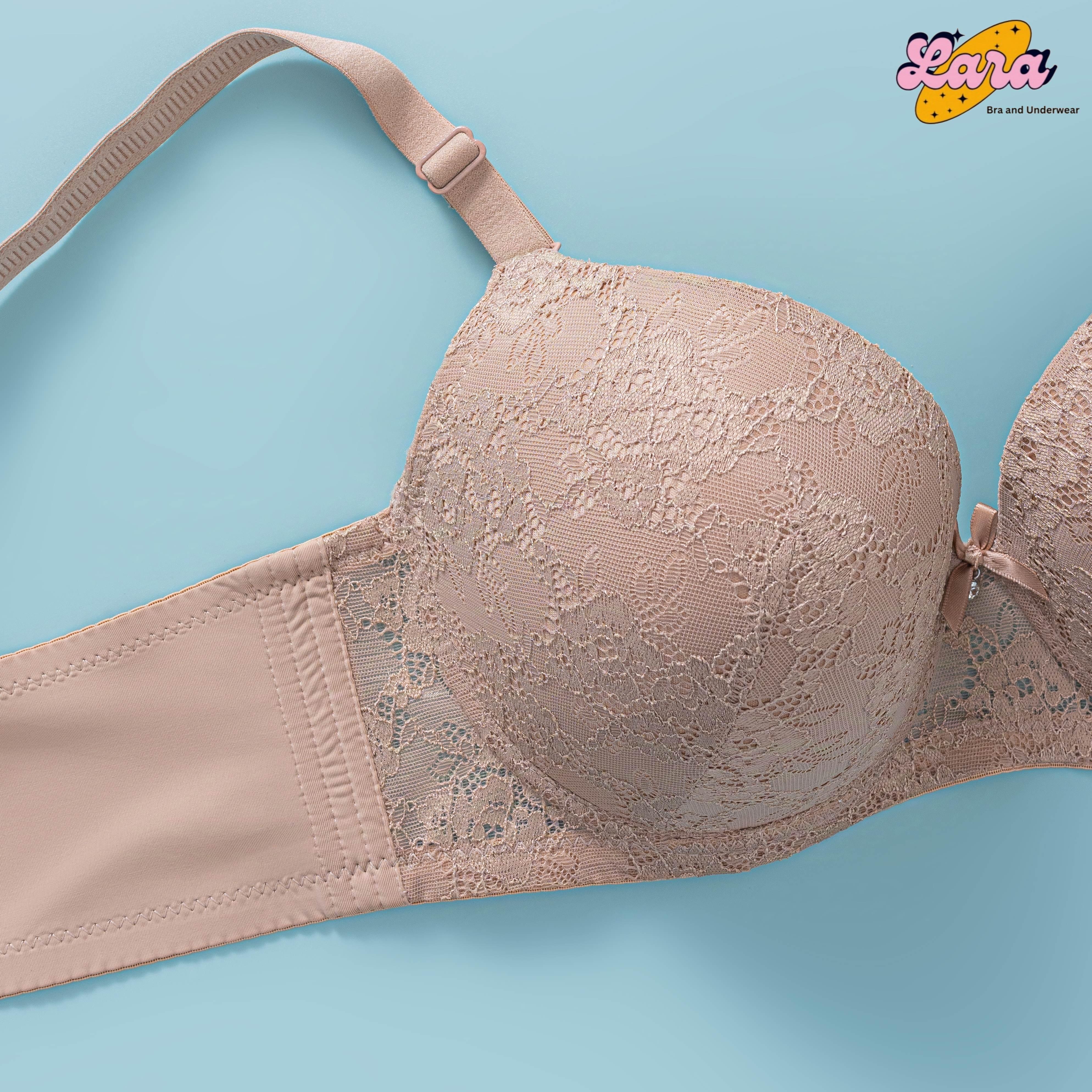 [Lara Lingerie] Bra Women Wired Lace Plus Size Baju Dalam Wanita Renda ...