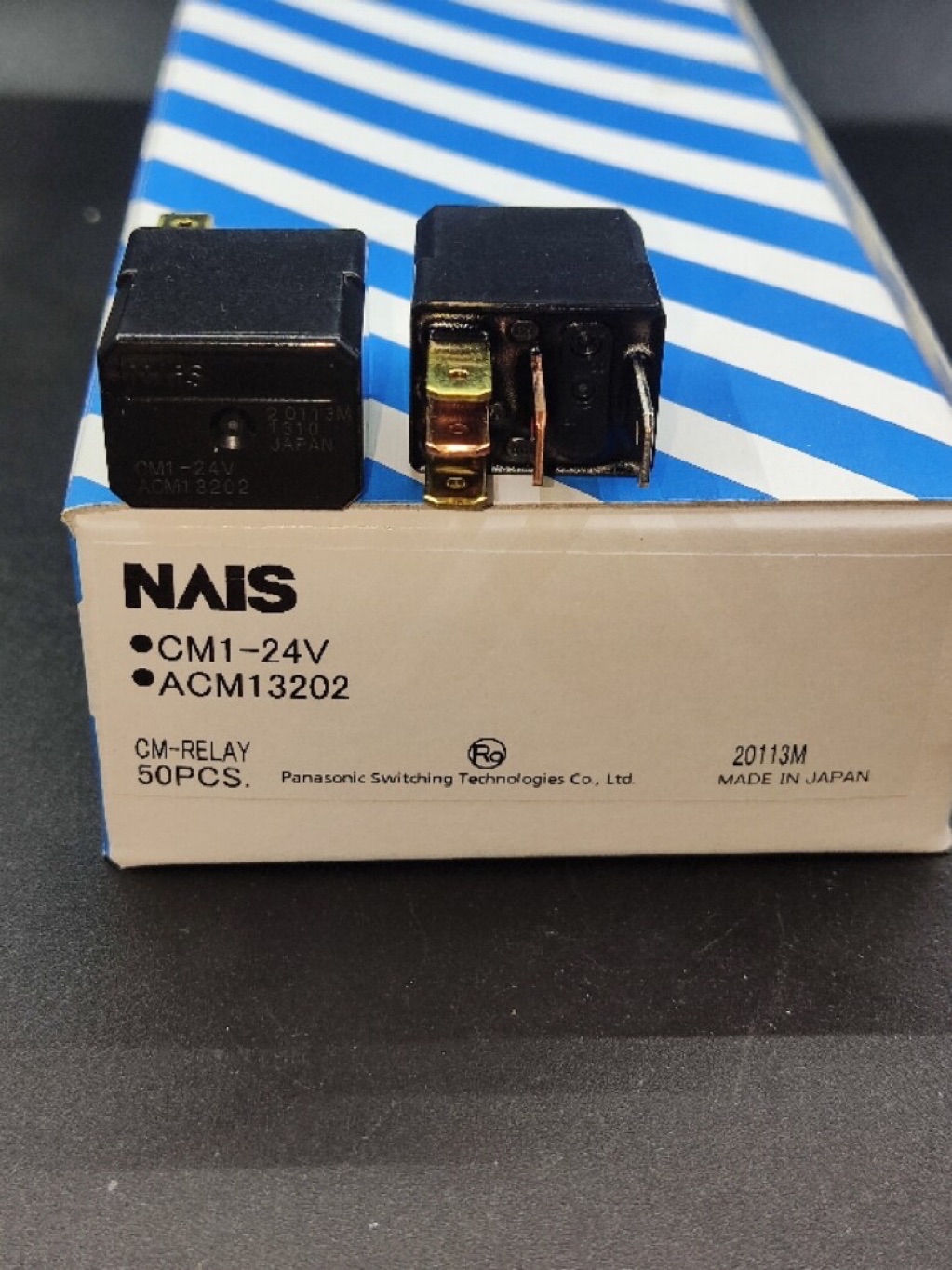ACM13222 JAPAN NAIS RELAY 5PIN 24V (CM1-R-24V) FOR USE ON: TRUCK ISUZU ...