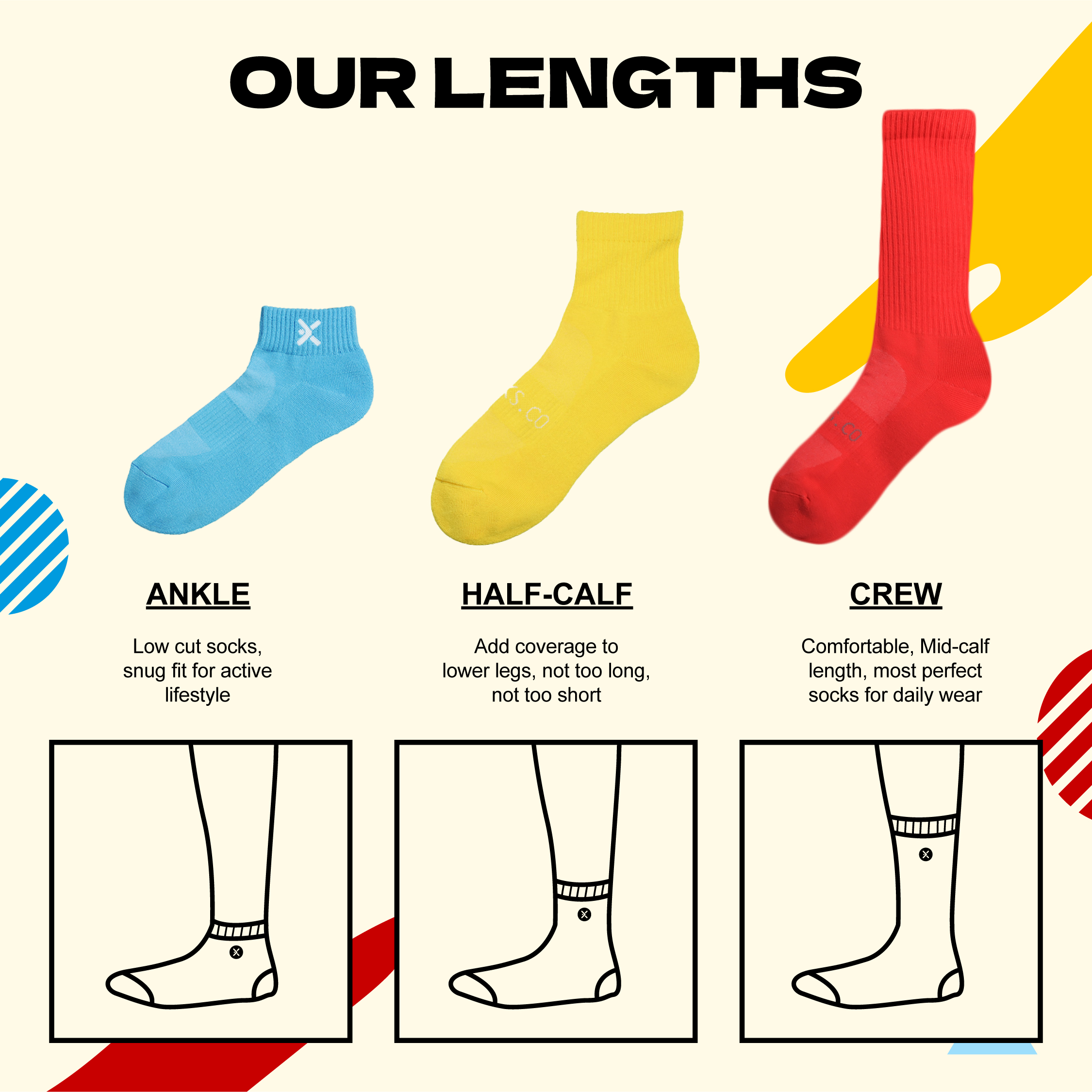 🇲🇾 Support Local 🇲🇾 Plain Socks Stokin Warna Warni Stokin Panjang ...