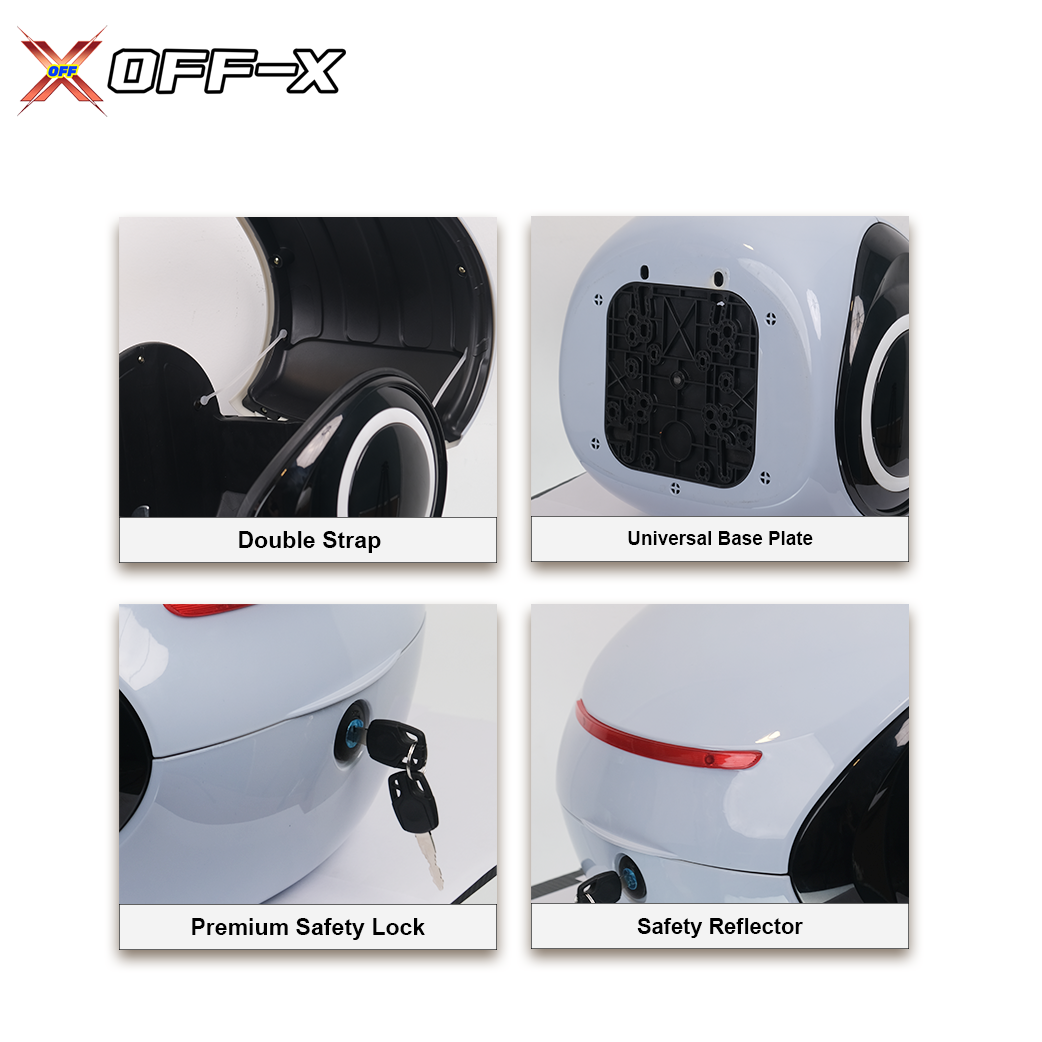 OFF-X Waterproof Double Layer Universal Motorcycle Alien Box Motorbox ...