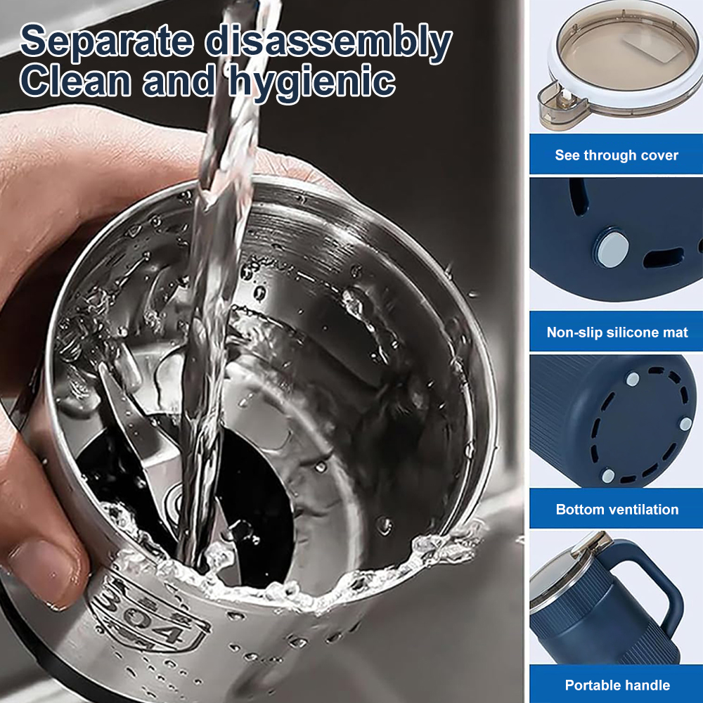 🔥500ml Electric Grinder 300W Strong Power Powder Machine For Beans Nuts ...