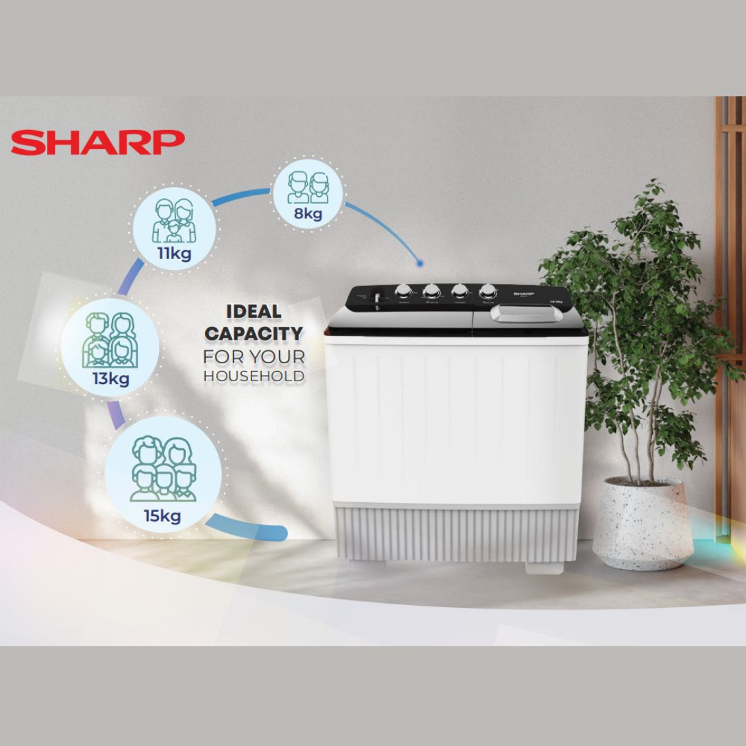Sharp Mesin Basuh Manual - Semi Auto Washing Machine Washer ( 13kg ...