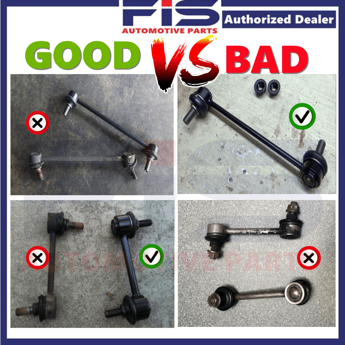 FIS Stabilizer Absorber Suspension Link Front Honda Civic S5A CRV S9A ...