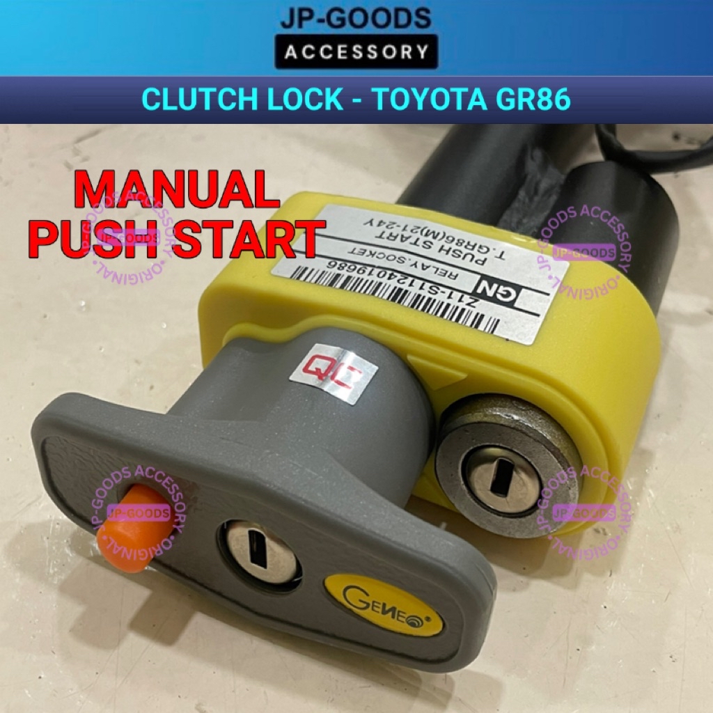 GENEOLOCK Toyota GR86 2021-2025 Pedal Clutch Safety Lock ( Manual ...