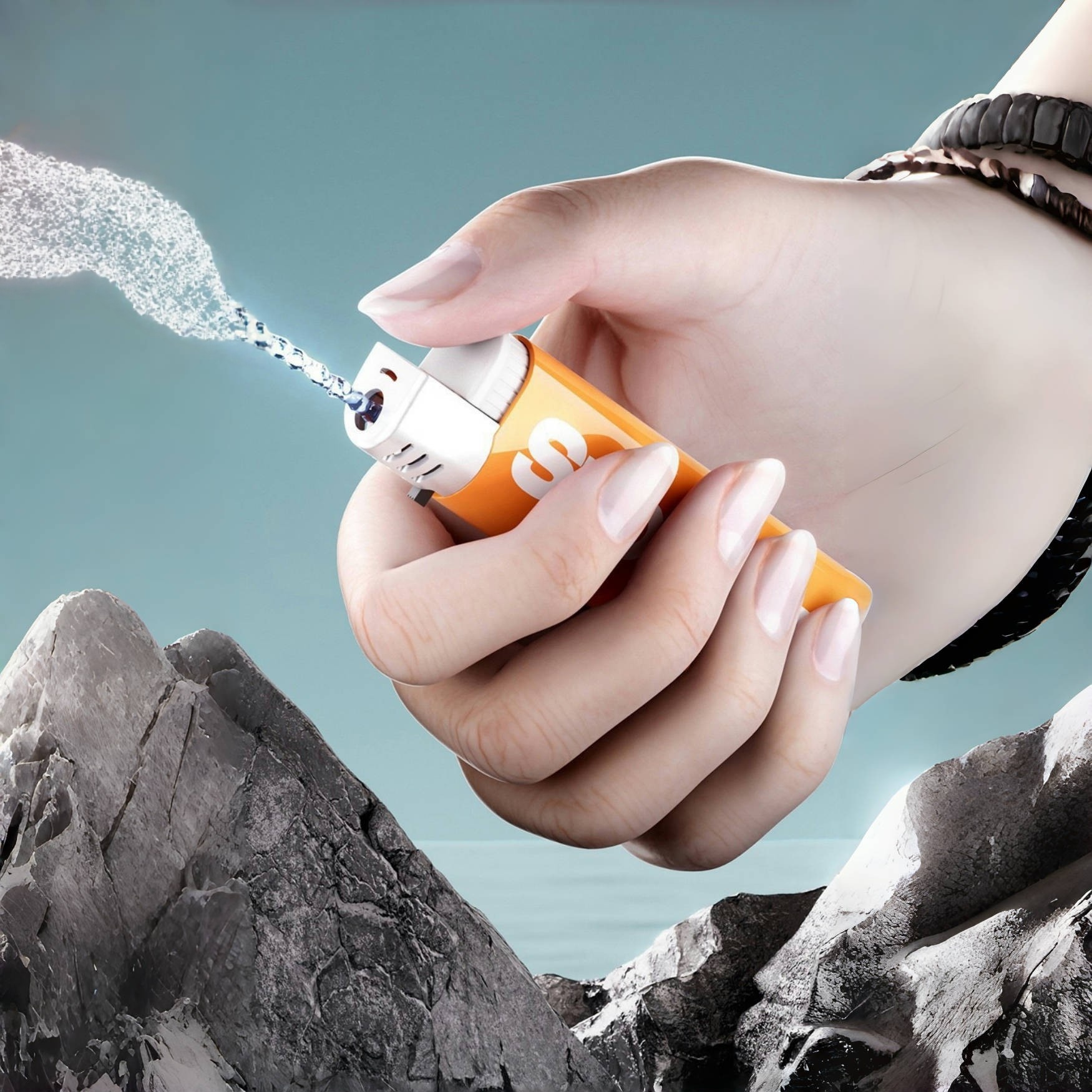 [Ready] Creative Water Spraying Lighter / Fake Lighter Toy / Mini Water ...