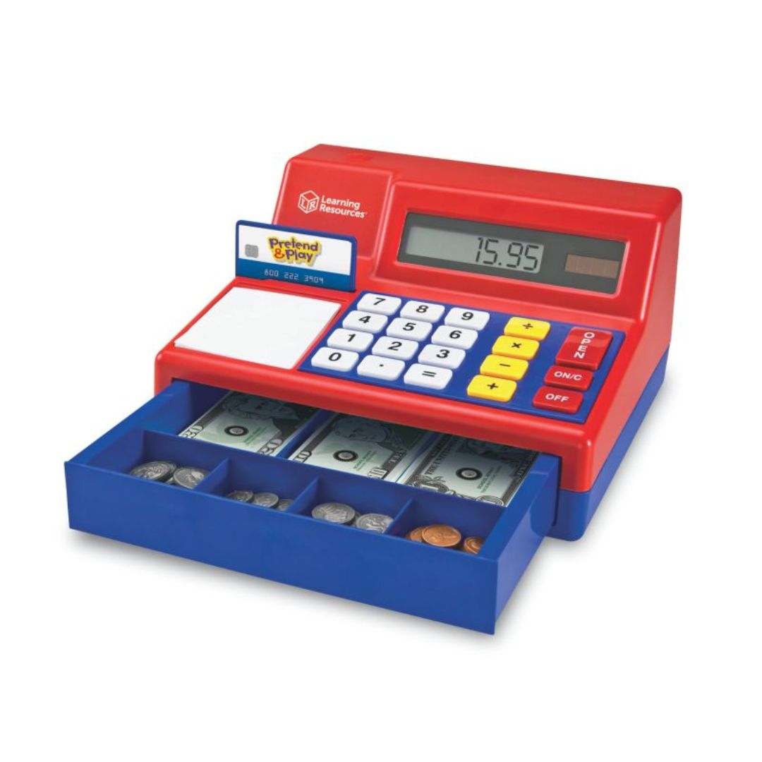 Learning Resources Pretend & Play Calculator Cash Register- Age 3 ...