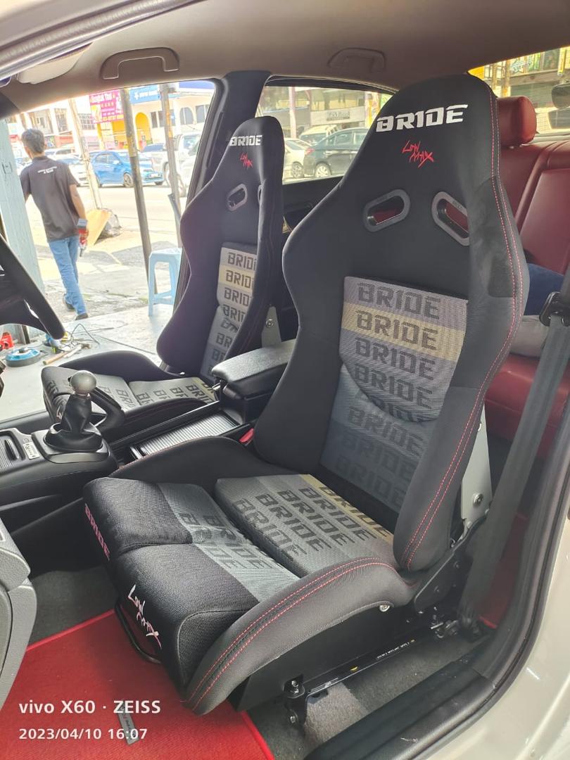 Bride Low Max Racing Seat | Low Position Bucket Seat + Free Slider ...