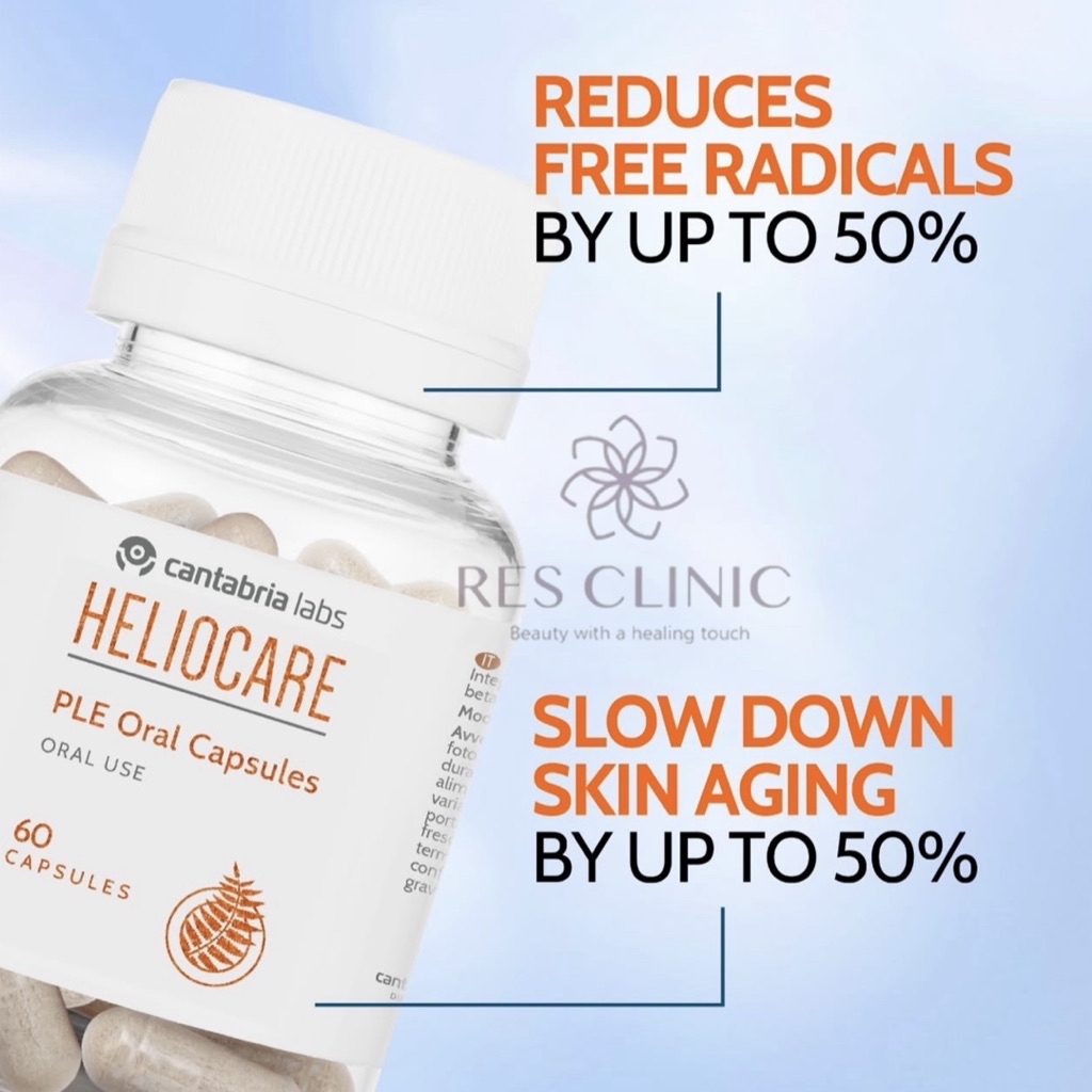 [RES CLINIC] Heliocare PLE Oral Capsules Sunblock 60's (Sun Protection ...