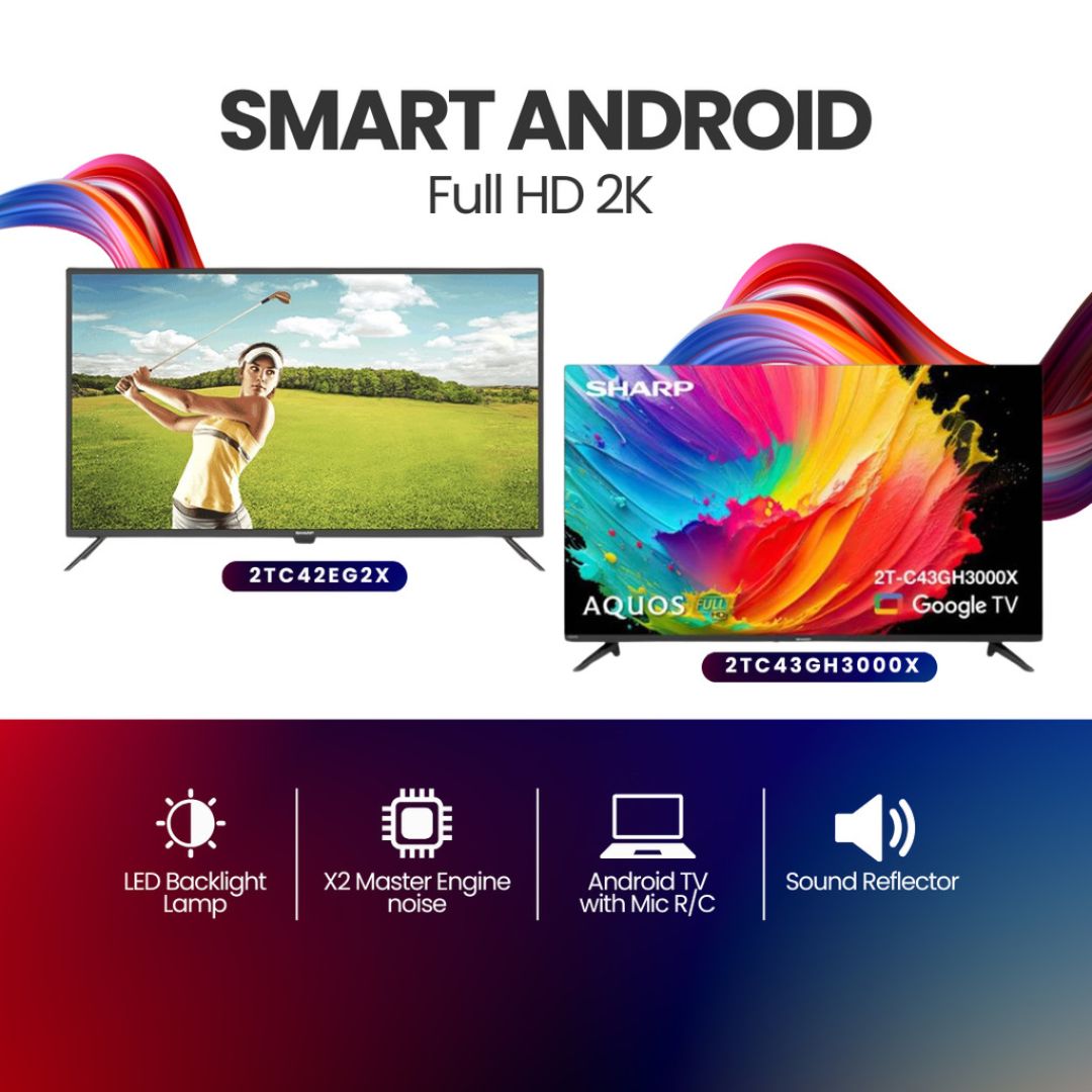 Sharp Televisyen - LED Android / Google TV (42”) 2TC42BG1X 2TC42FG1X ...