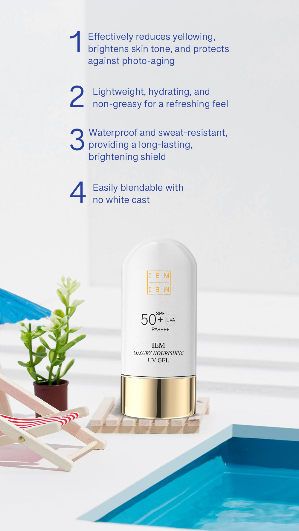 IEM SPF50++++ Face & Body Sunscreen 防晒霜 60ml | Kids-Friendly Sunblock ...