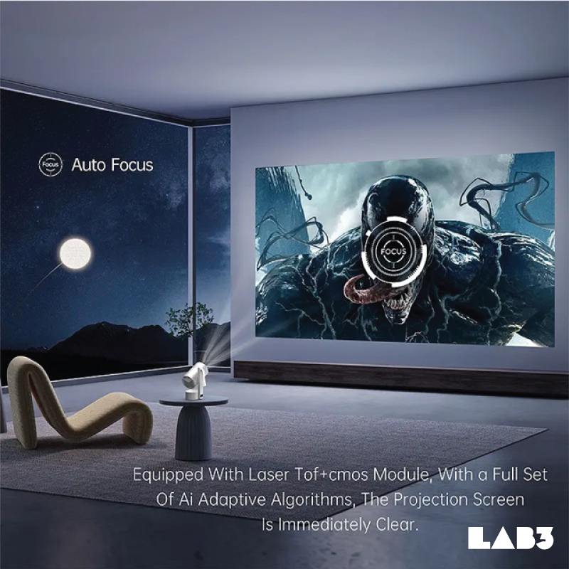 (Wireless Projector) LAB3 OnTheGo Battery Projector 4K Wireless R3 ...