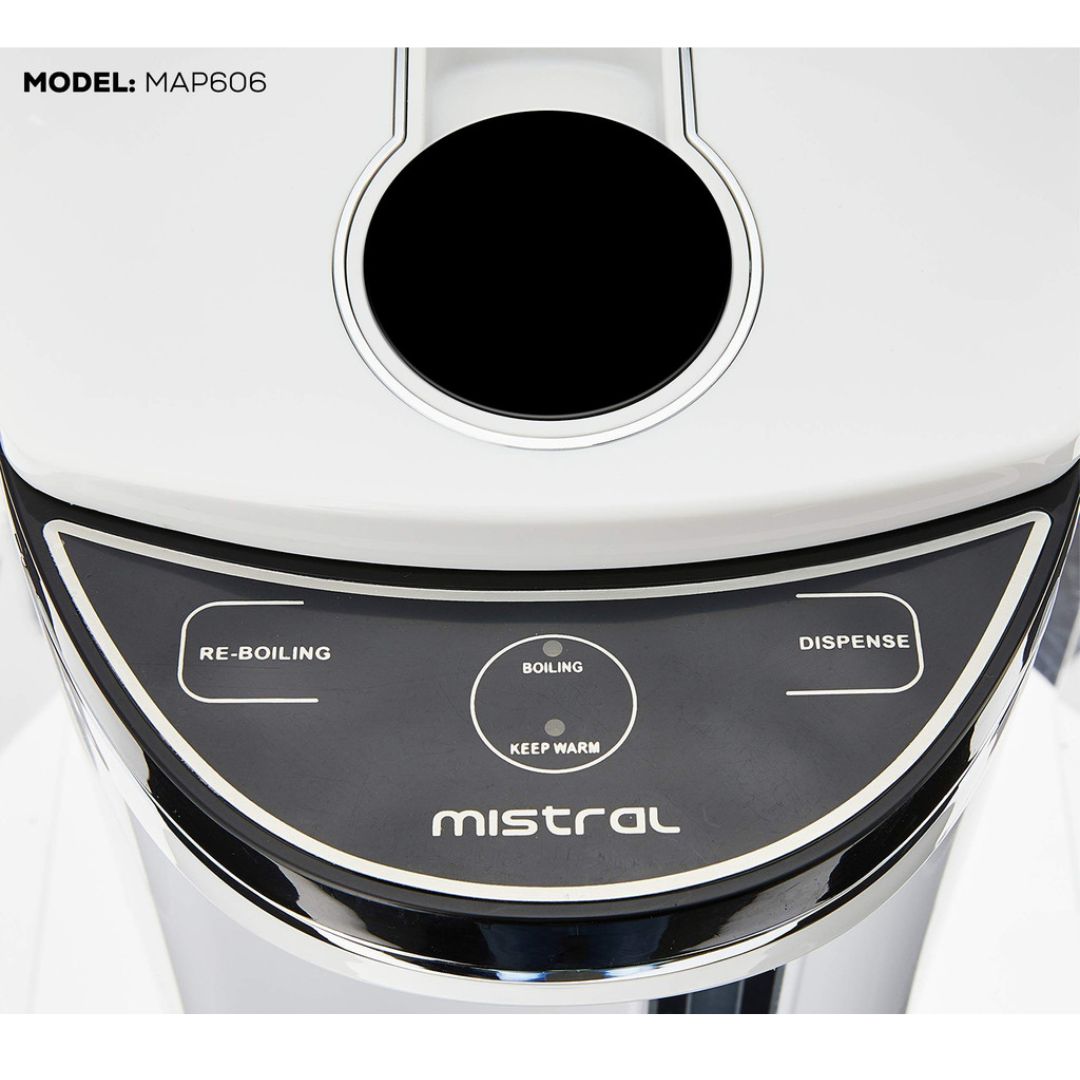 Mistral Electric Thermal Airpot MAP406 (4L) MAP606 (6L) (Black White ...