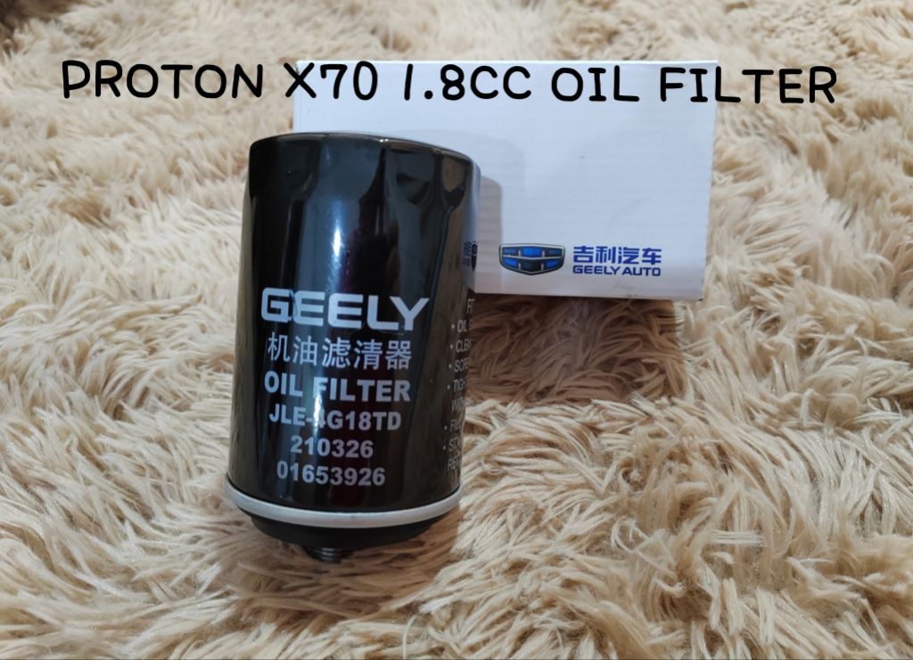 100% ORIGINAL GEELY OIL FILTER PROTON X70 1.8CC CBU CKD 1056004100 ...