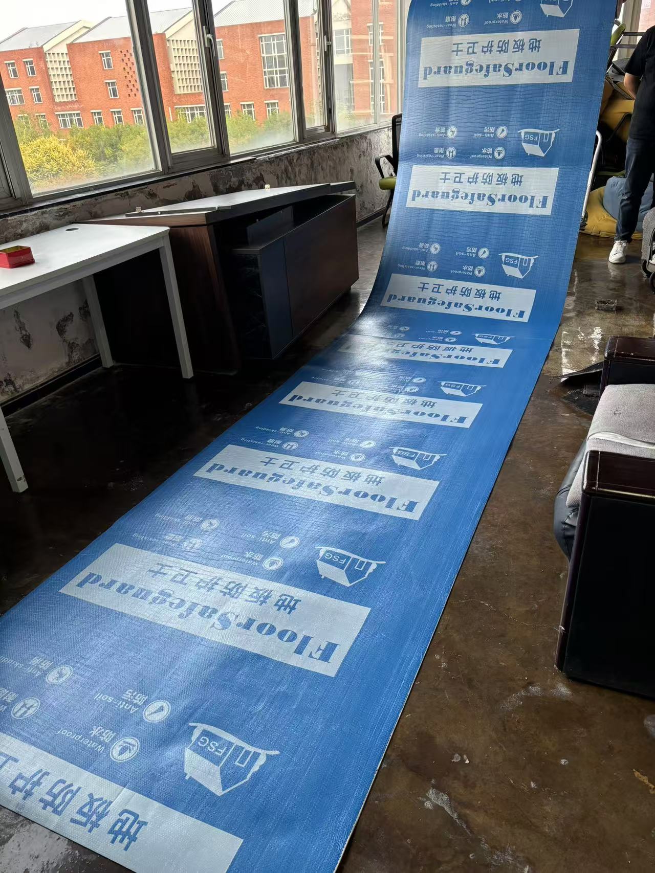 1.5mm 3mm Floorgard Mat Underlay Floorguard Mat SPC Flooring Hybrid ...