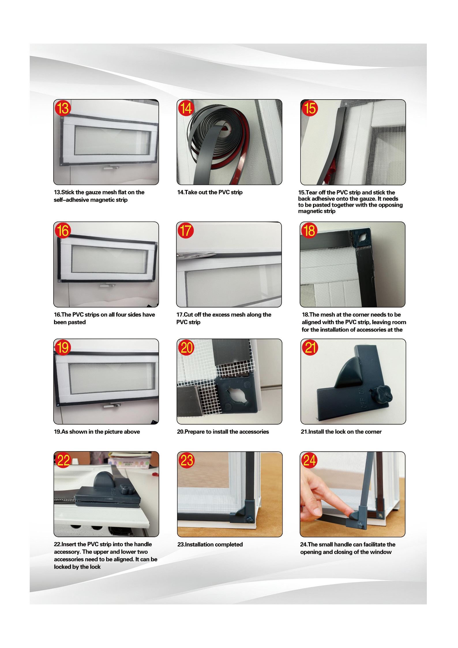 (Full set) can cut magnetic mosquito net window DIY anti-insect screen ...