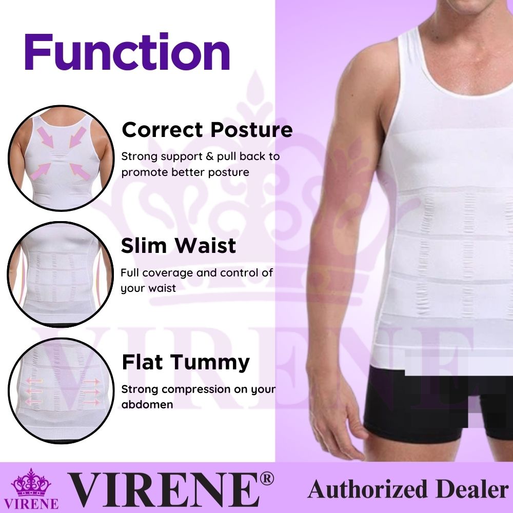 Man Singlet Men Slimming Singlet Shaper Body Slim Shirt Shapewear Waist ...