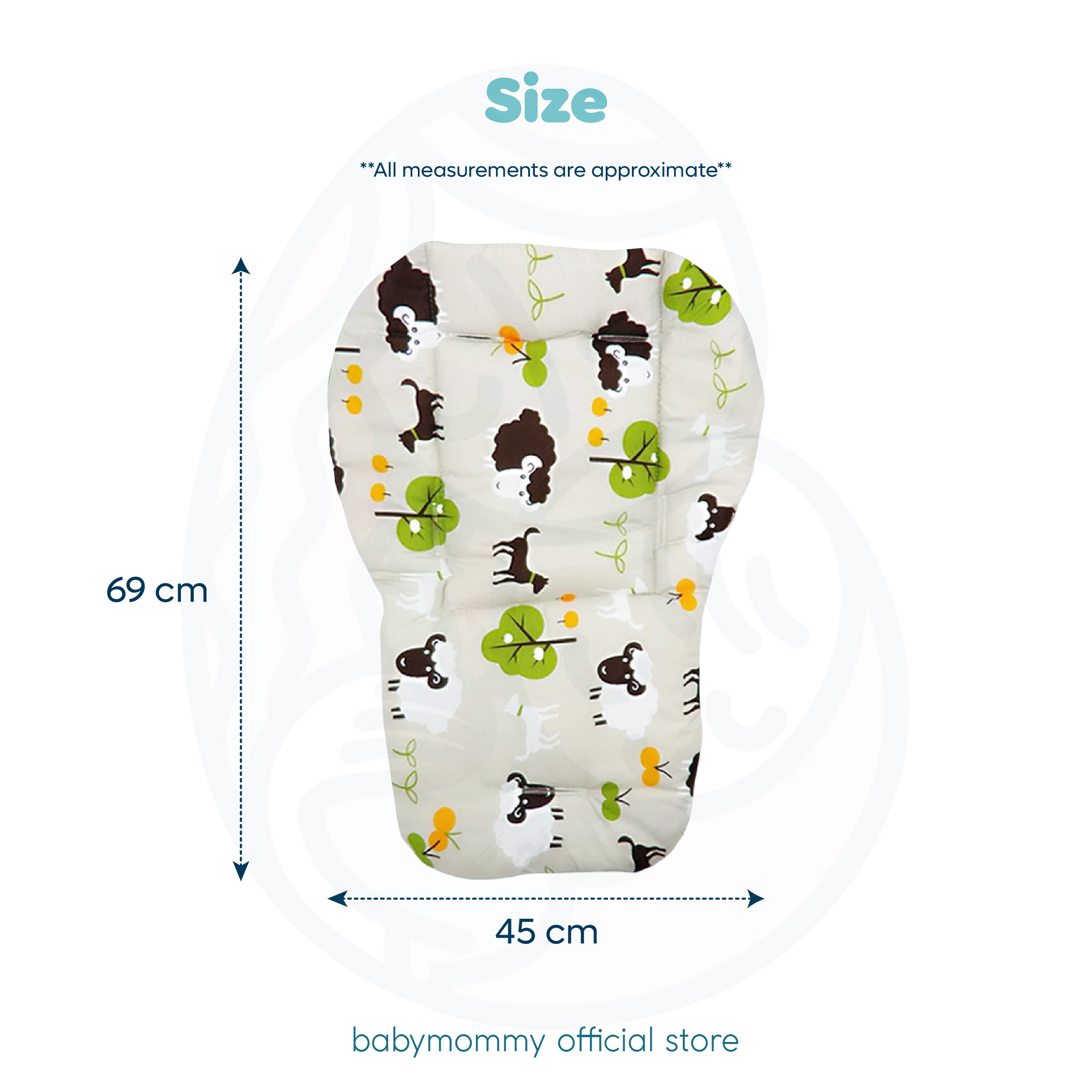 ReadyStock🇲🇾 Quality Jelly Beads Multipurpose Baby Stroller Cotton ...
