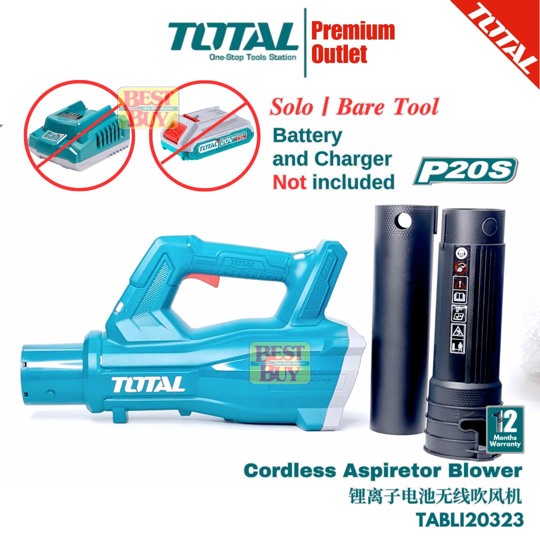 TOTAL P20s Series Li-ion Cordless blower, Dust blower, leaf blower ...