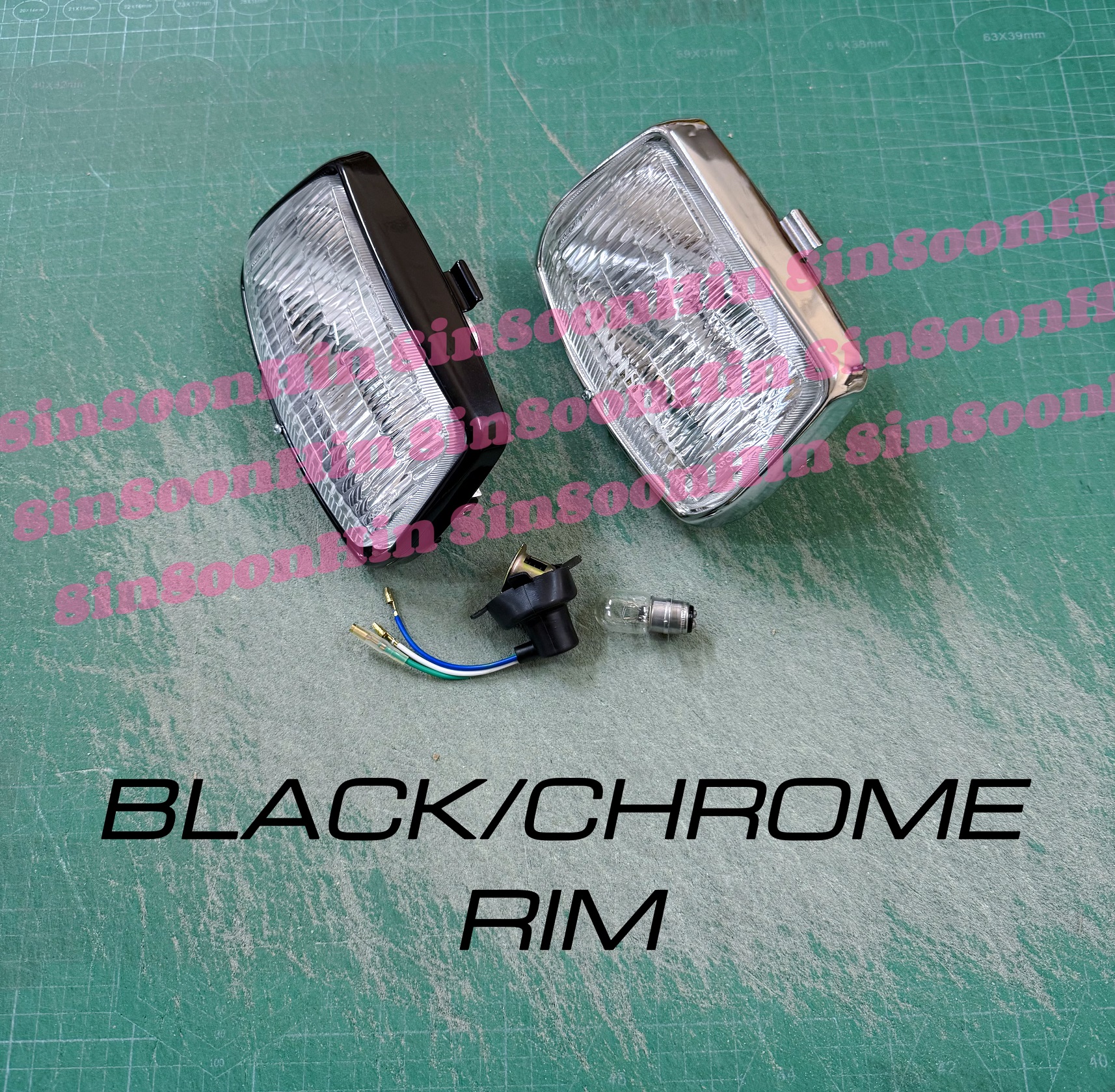 Honda EX5 / EX5 DREAM Head Lamp Assy [ FREE SOCKET & BULB ] # lampu depan moto honda ex5 ...