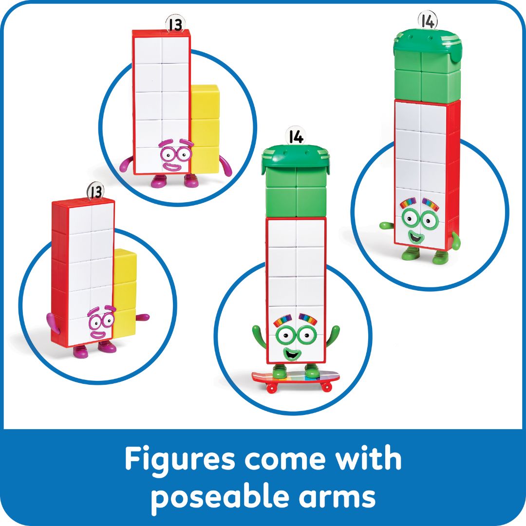 Learning Resources Numberblocks Friends Thirteen and Fourteen Figures ...