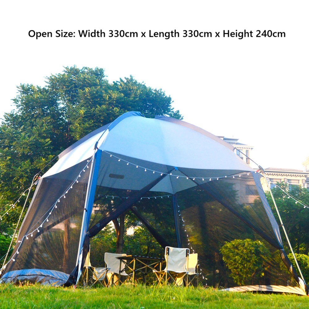 EcoSport 6x8 / 4.4x6 Meter Waterproof Big Flysheet Set Coffee Big Tarp ...