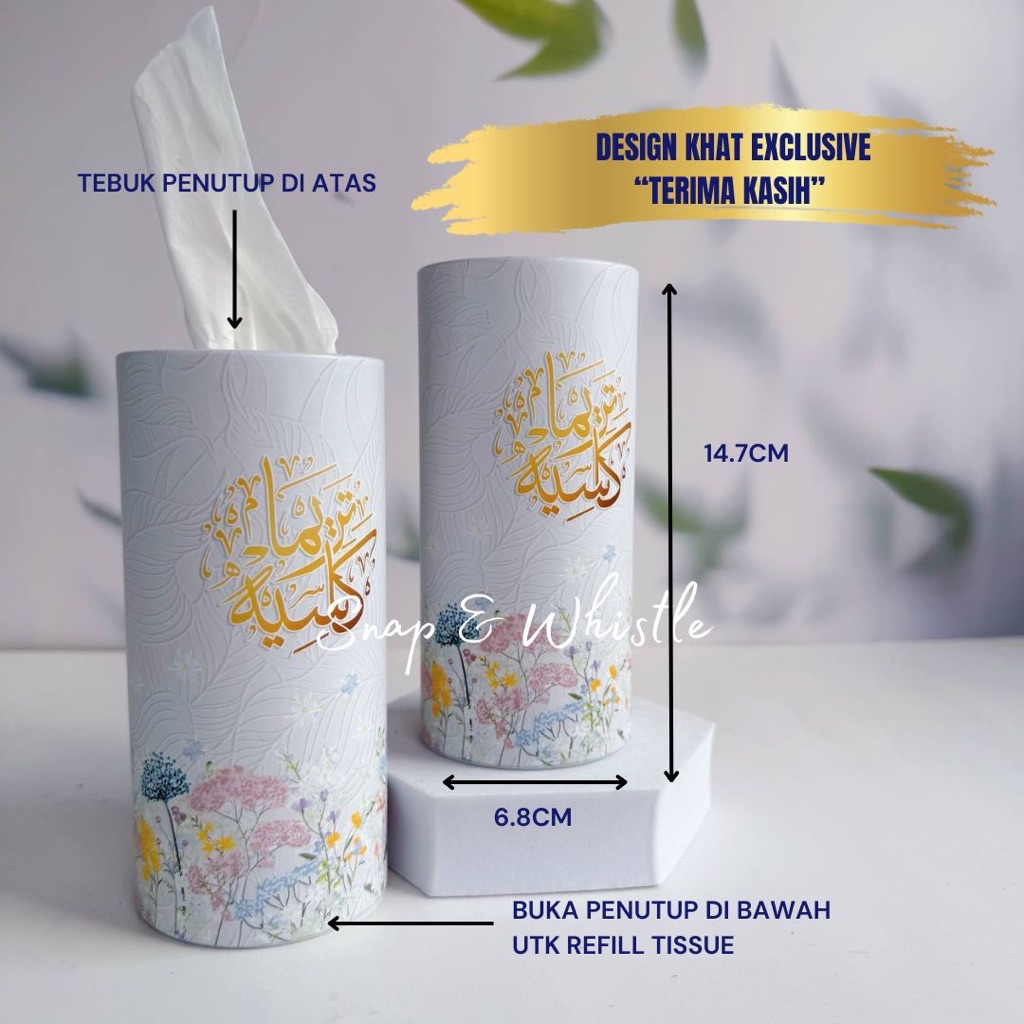[NEW] Doorgift Tissue Viral Khat Eksklusif 1 Set 5 Botol Goodies ...