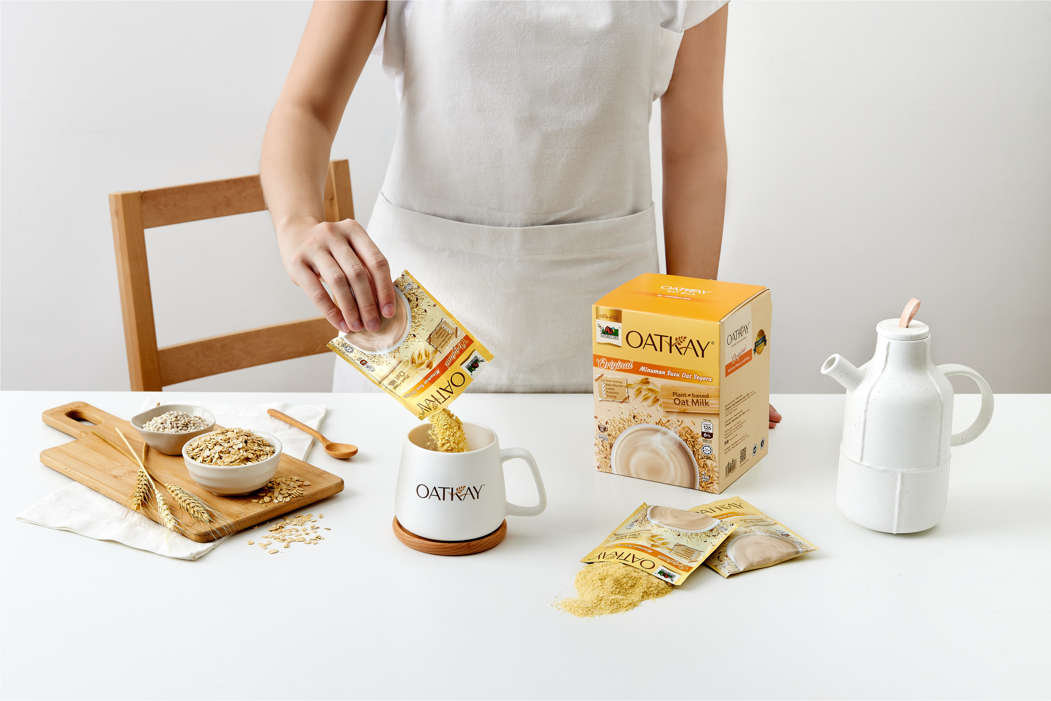 NATURE'S OWN OATKAY Susu Oat / Instant Oat Milk [BUNDLE OF 4] | Shopee ...